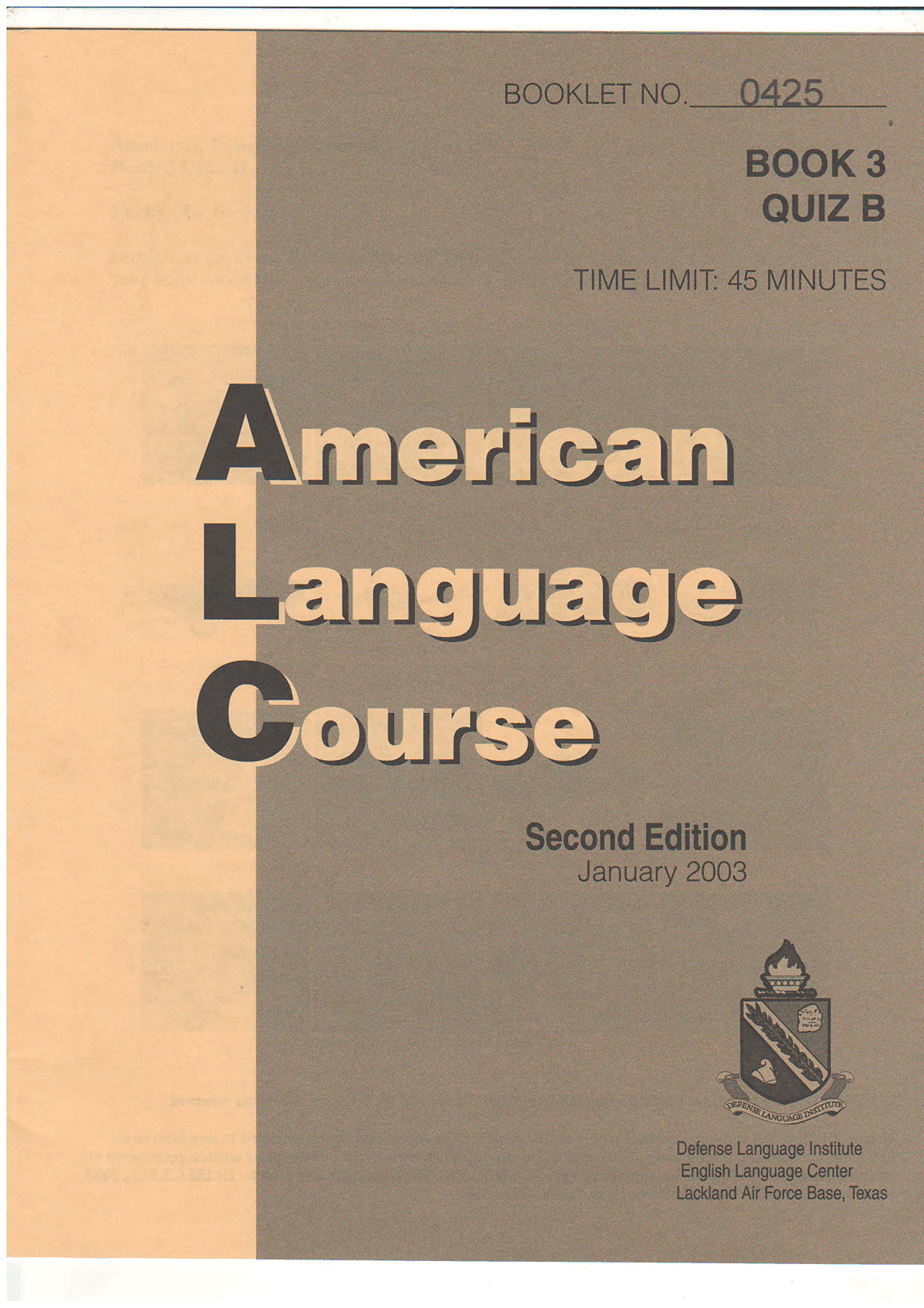 American Language Course Book 3 Quiz B | Esquemas y mapas conceptuales ...