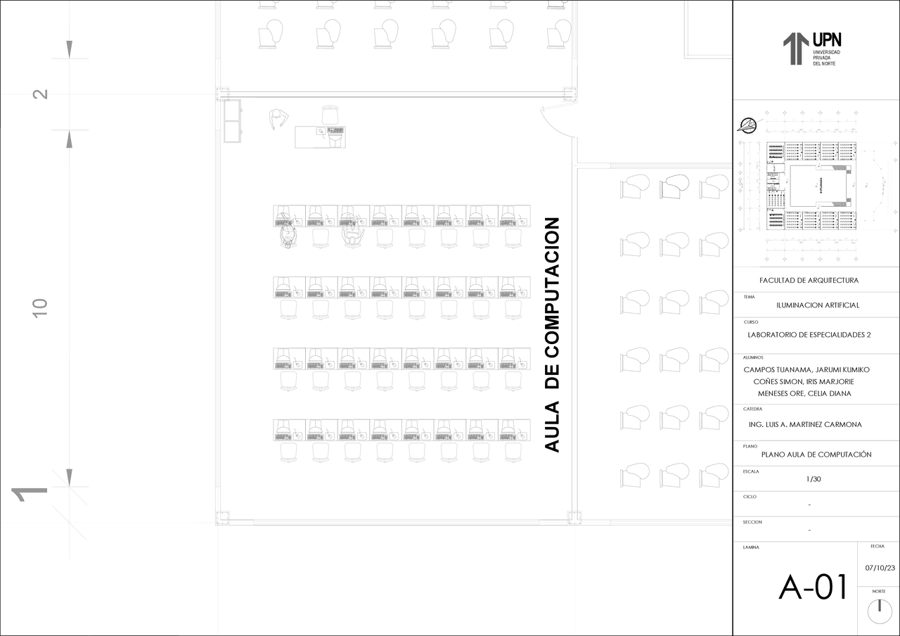 Plano De Alguna Aula Apuntes De Diseño Arquitectónico Docsity