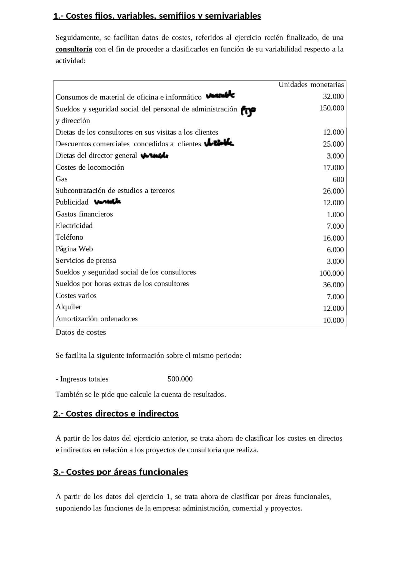 Ejercicio activos contables tema 2 | Ejercicios de Contabilidad Financiera | Docsity