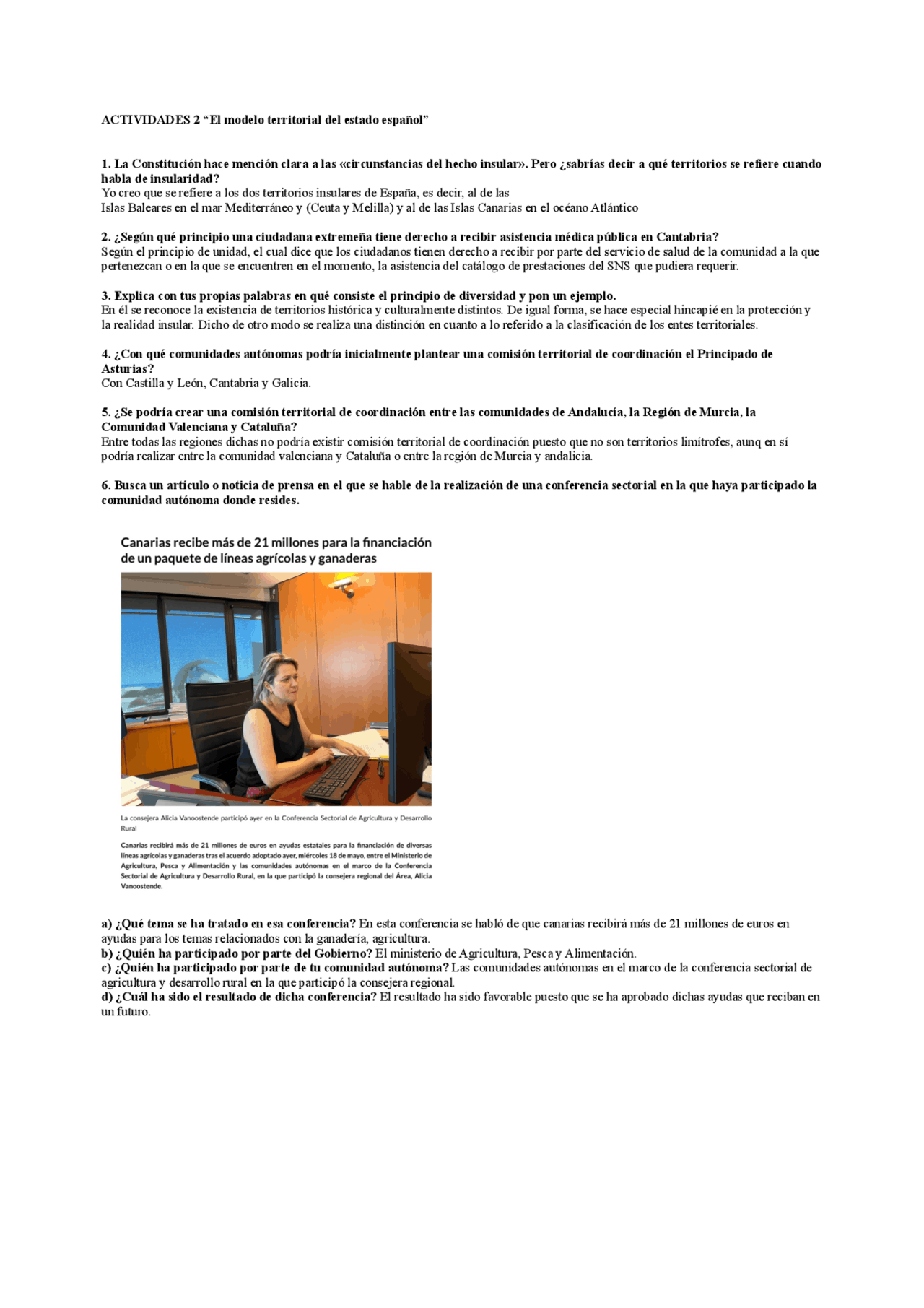 Derecho Actividades Resueltas Ejercicios De Derecho Docsity