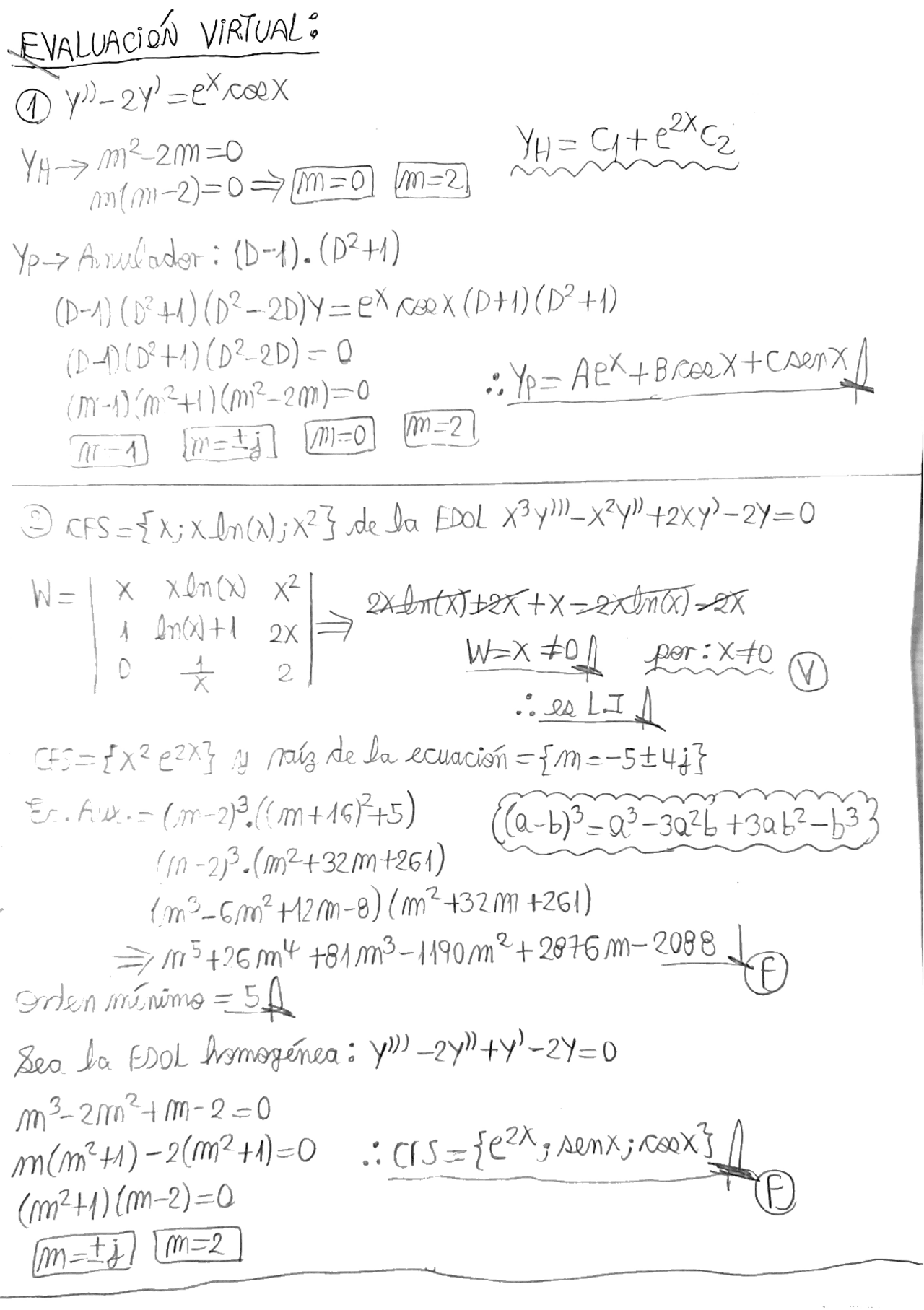 Ejercicios Resueltos De Matematica Analitica 4 Ejercicios De