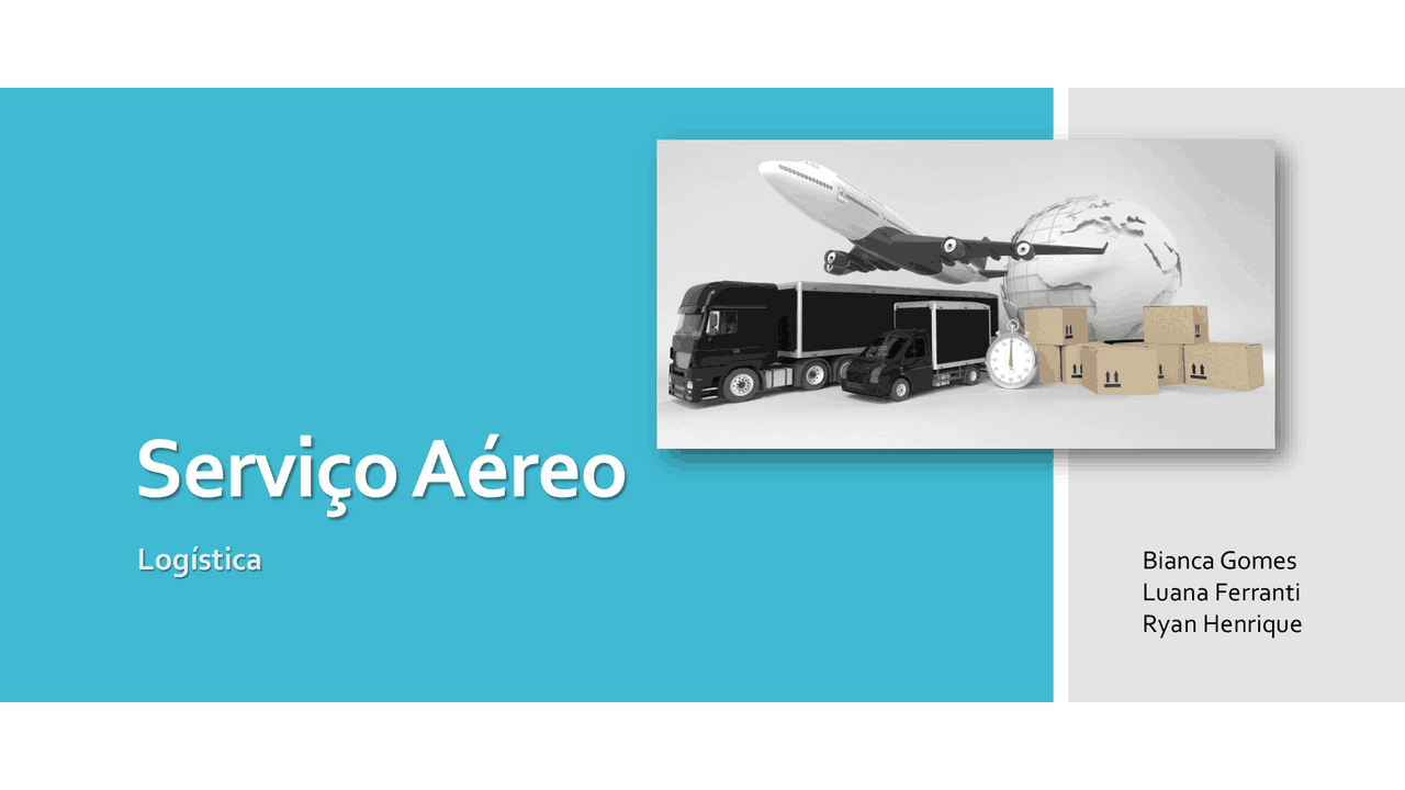 Serviços Aereos Na Logistica Resumos Logística Docsity