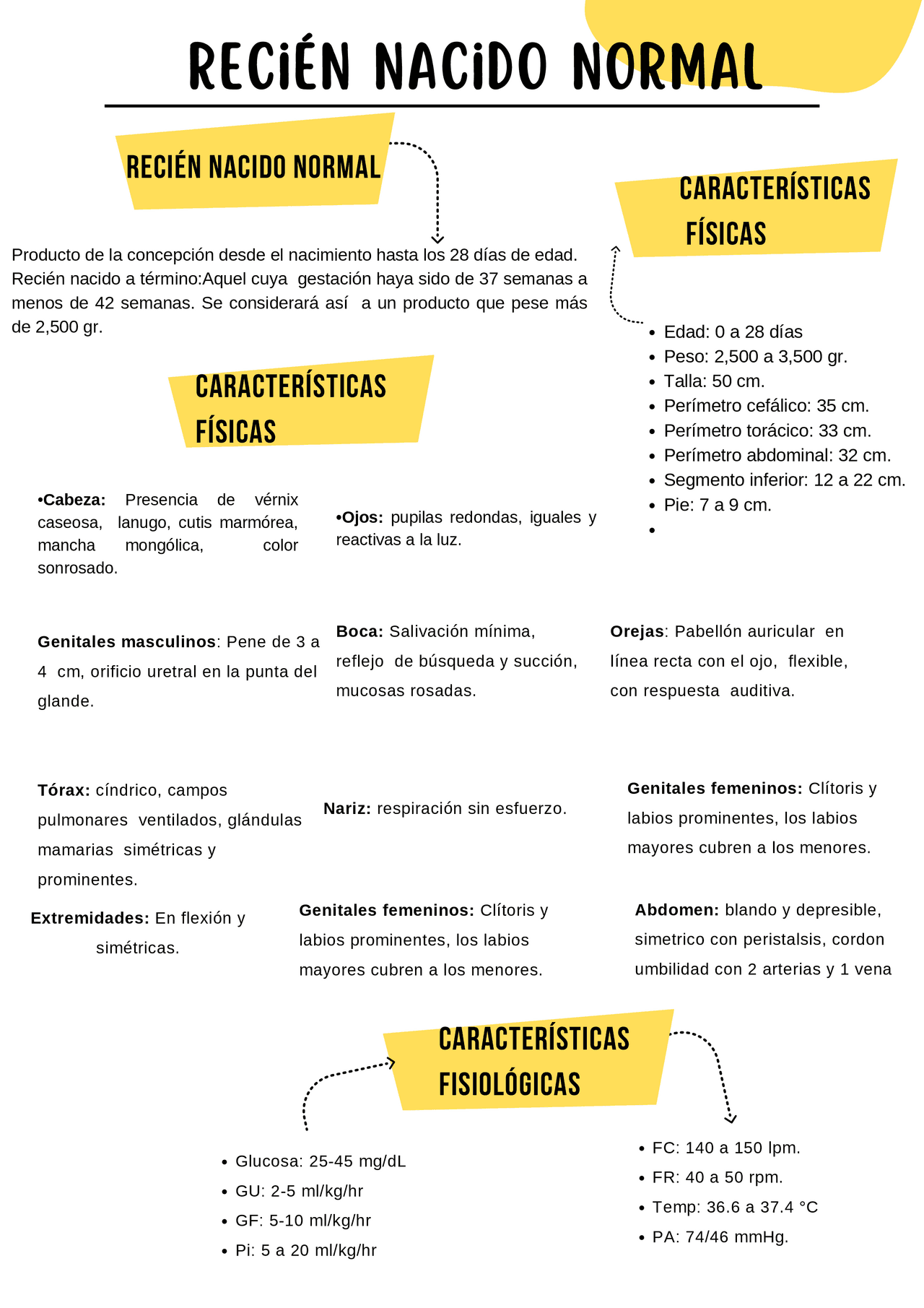 caracteristicas del RN normal, RN de alto riesgo | Apuntes de ...
