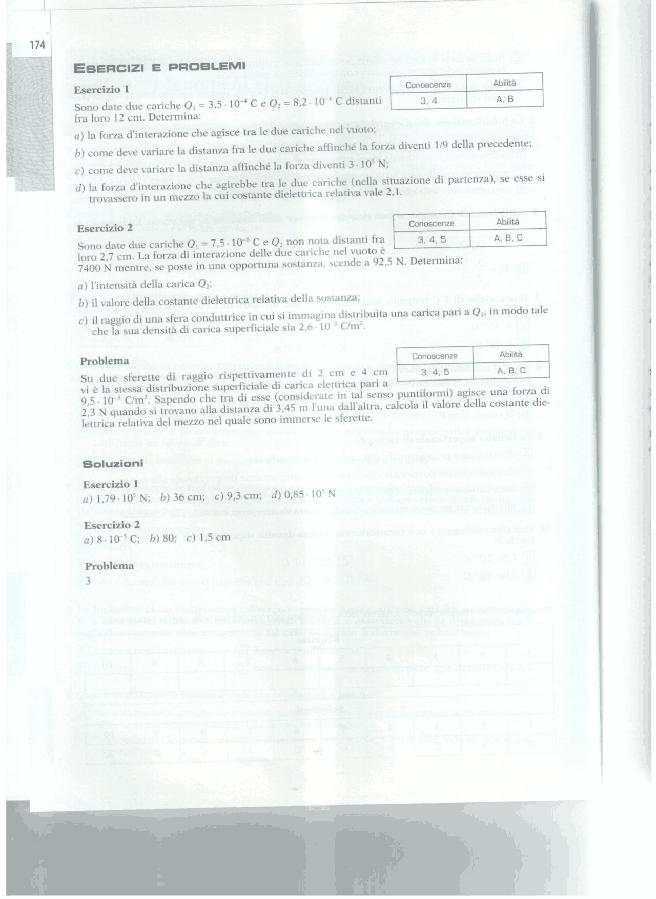 Verifica Sullelettrostatica Con Soluzioni Esercizi Di Fisica Docsity