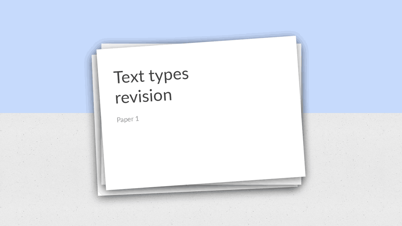 English HL IB text types | Schemes and Mind Maps English | Docsity