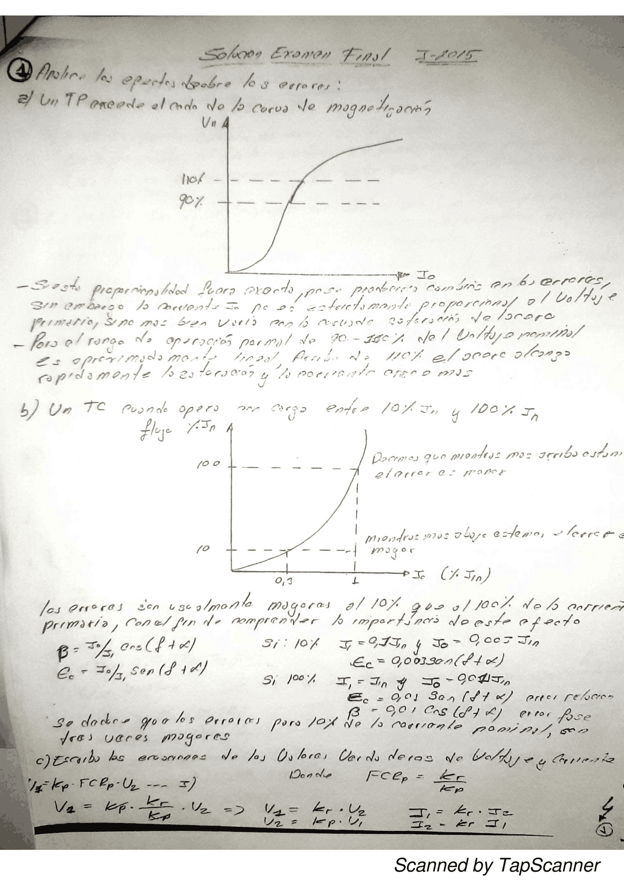 Examen Final Resuelto De Mediciones Eléctricas Elt2811 Parte 1