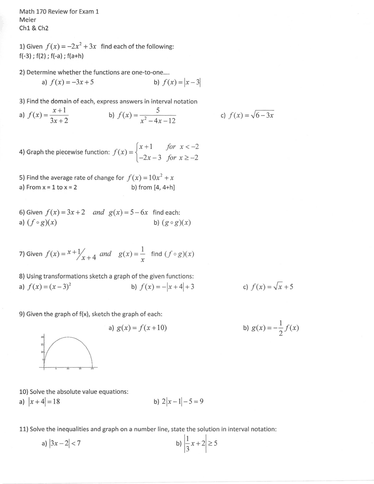 Math practice reviewer | Quizzes Vocational education | Docsity