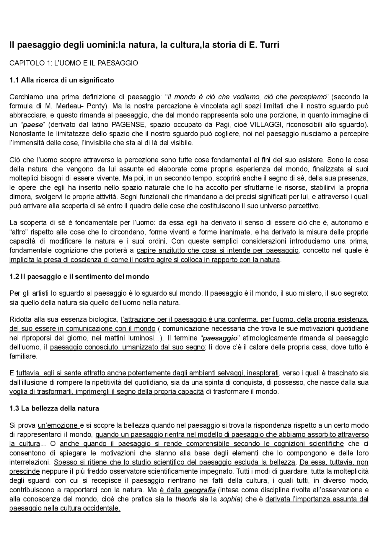 Sintesi Completa Del Libro Sintesi Del Corso Di Geografia Docsity