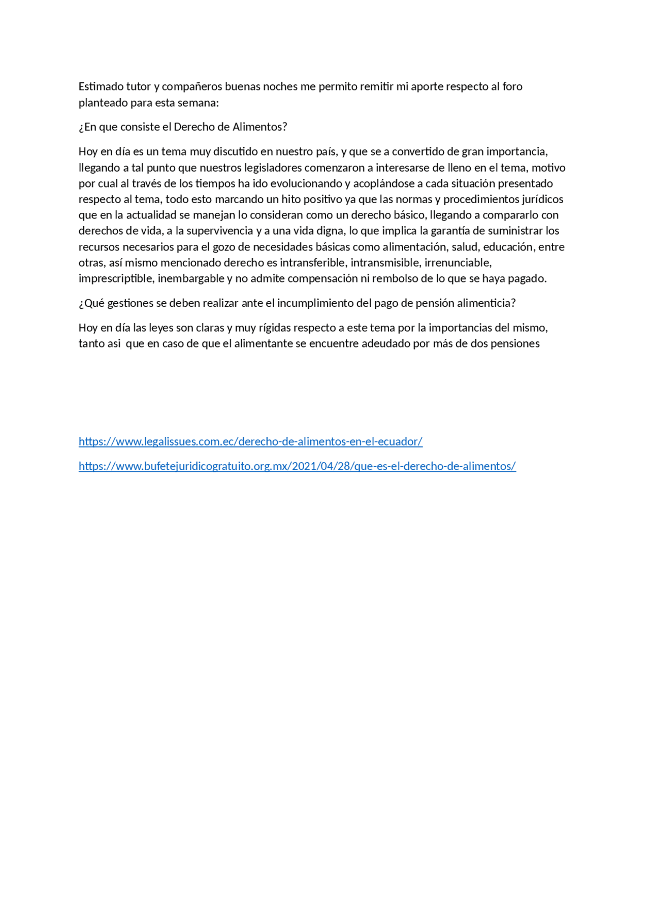 Foro 1 Practicum 3 Año Lectivo 2023 Ejercicios De Derecho Docsity