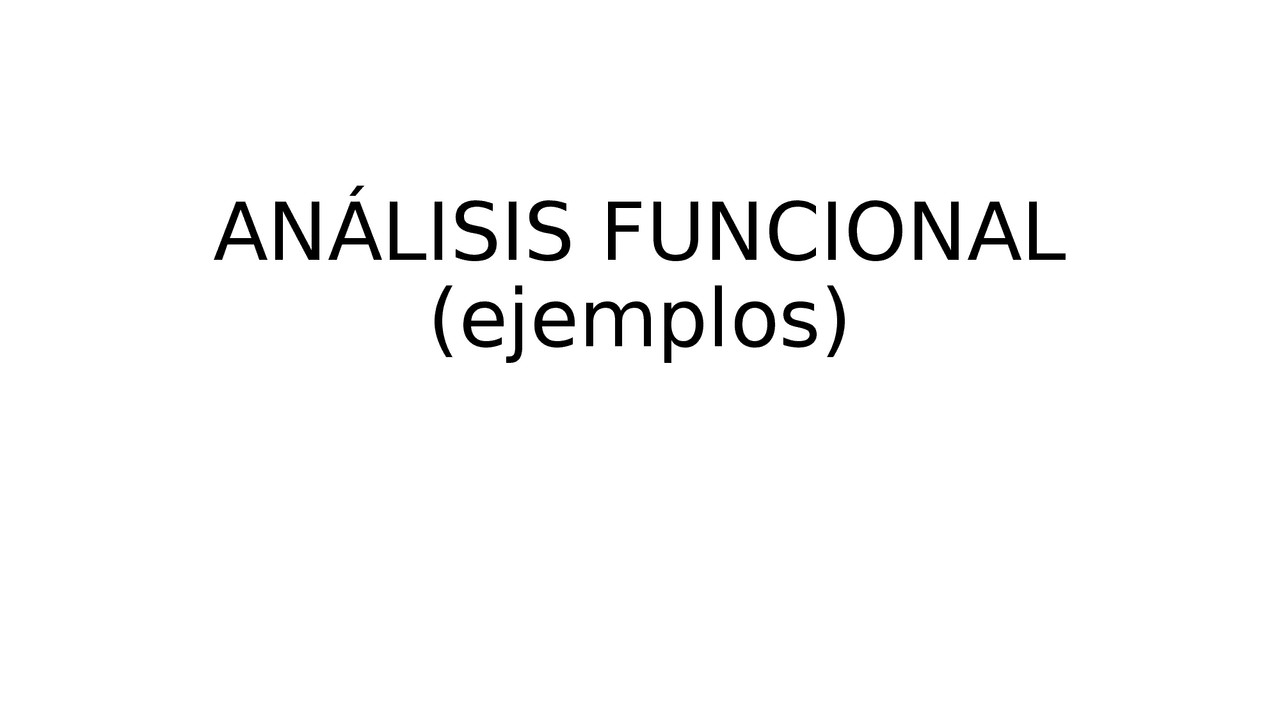 Analisis Funcional De La Conducta Diapositivas De Psicoterapia Docsity