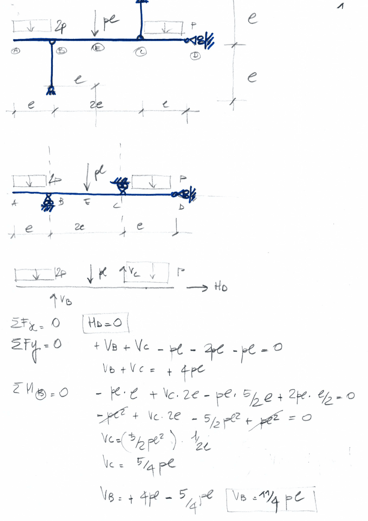 Esercizio Del Prof Coronelli Esercizi Di Statica Docsity