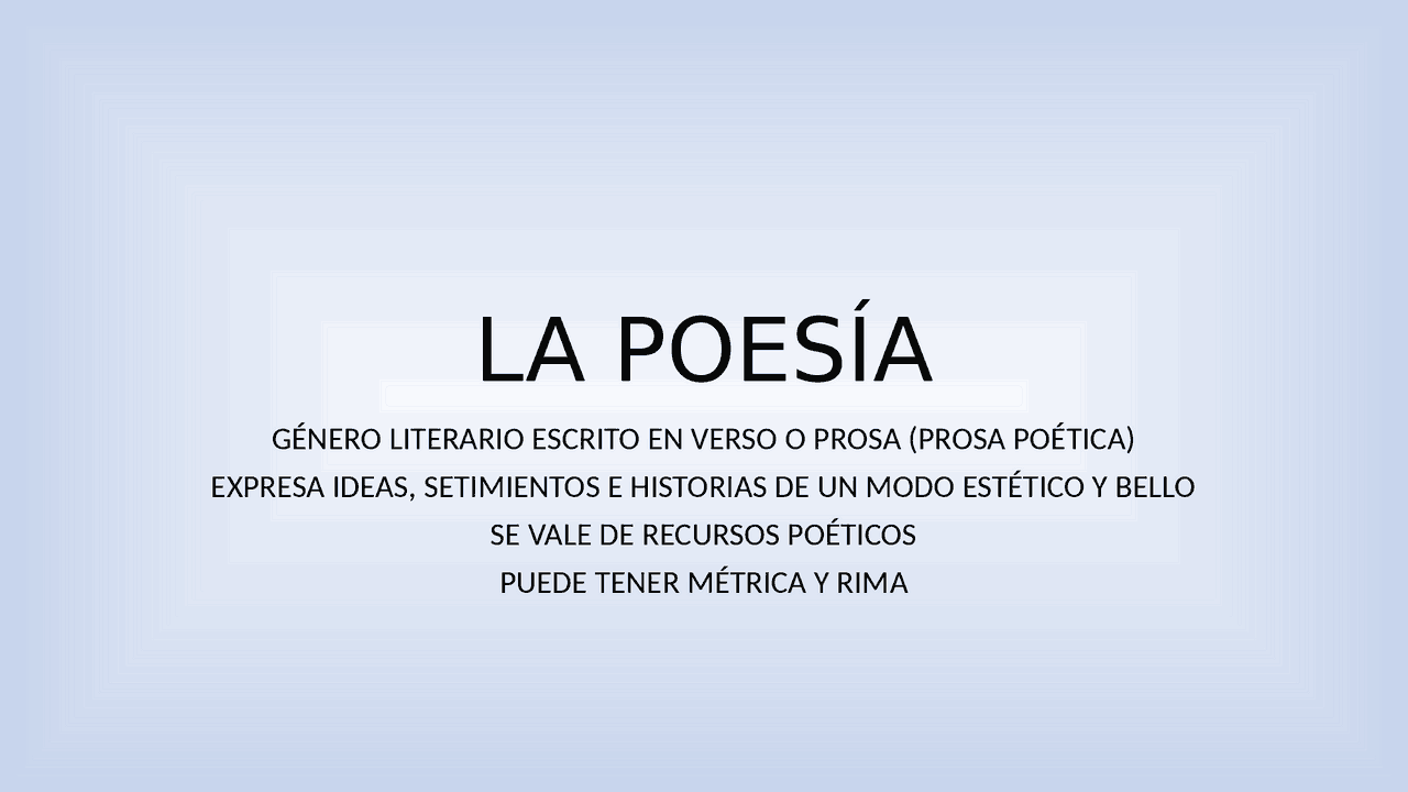 La poesia power point | Diapositivas de Catalán | Docsity