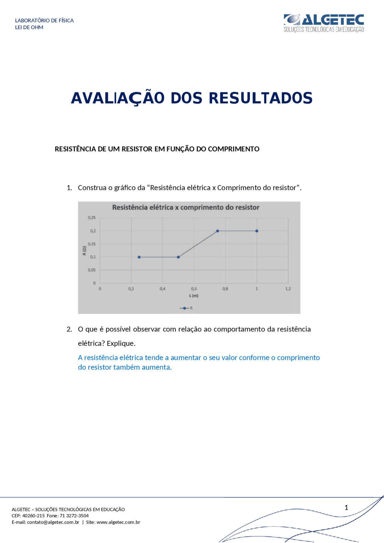 Lei De Ohm Onde Se Aplica Na Ciencia De Dados Provas