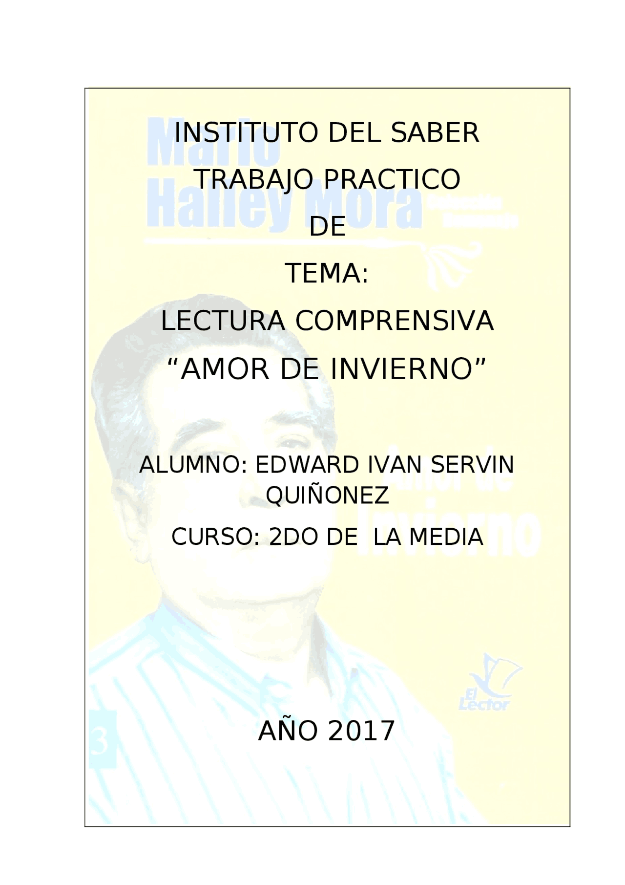 amor de invierno, análisis | Guías, Proyectos, Investigaciones de ...