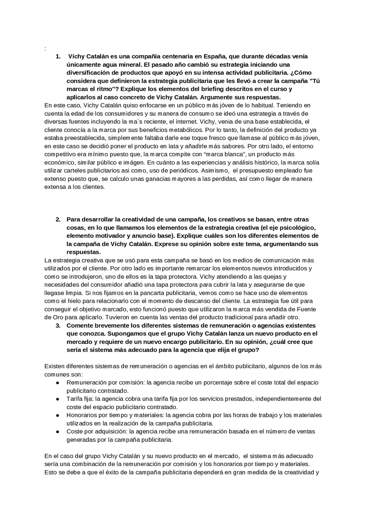 start up, ejercicio comunicación | Ejercicios de Comunicación | Docsity