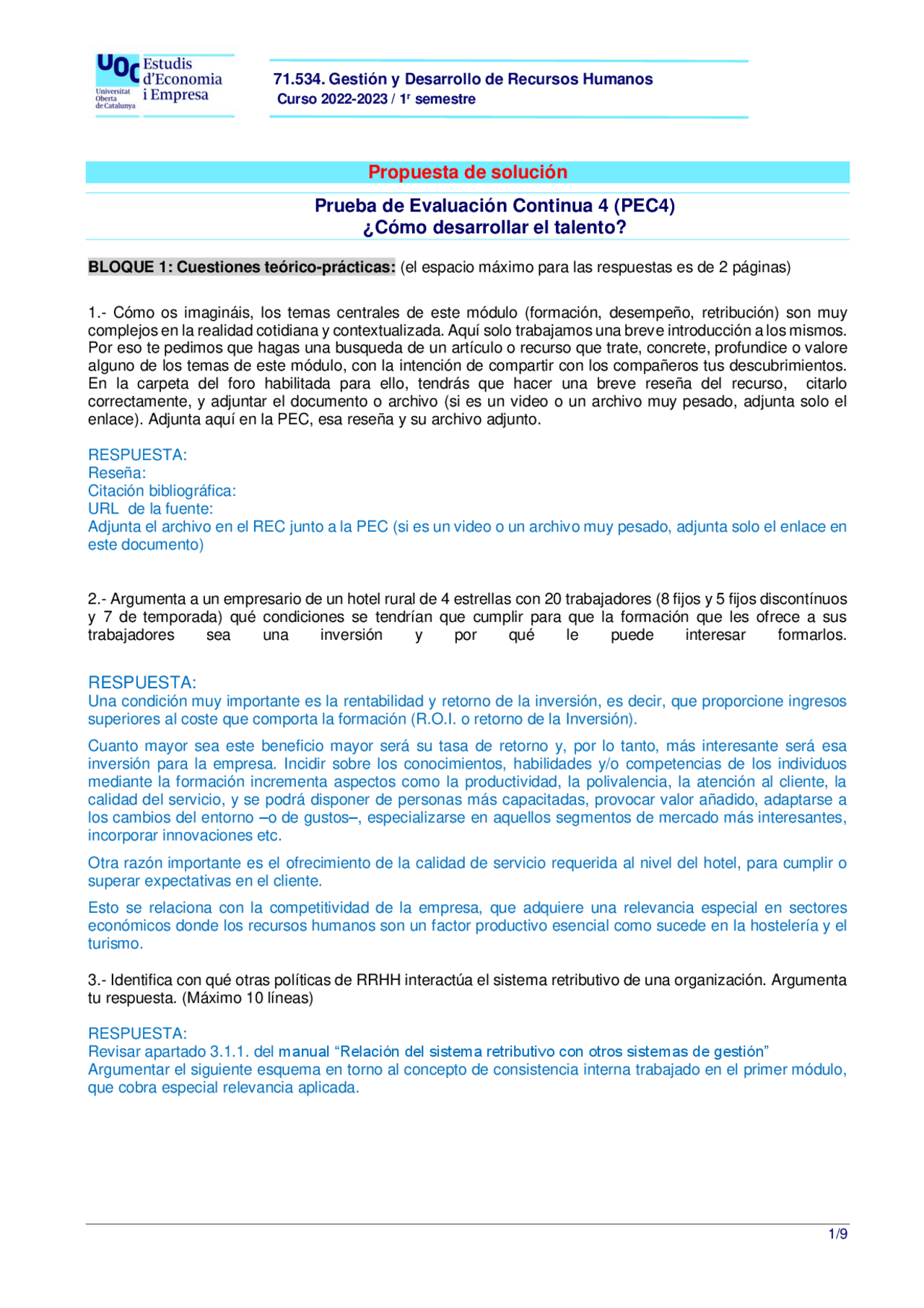 Factores Y Desarrollo Humano Ejercicios De Desarrollo Humano Docsity