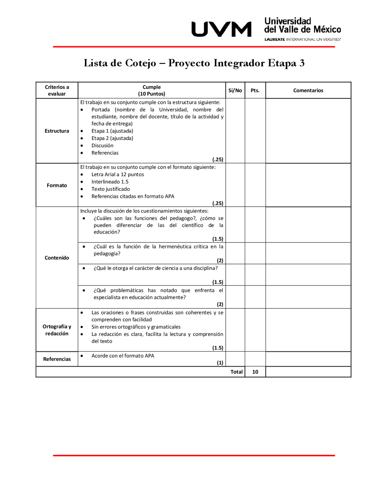 Proyecto Integrador 3 Apuntes De Ciencias De La Educación Docsity