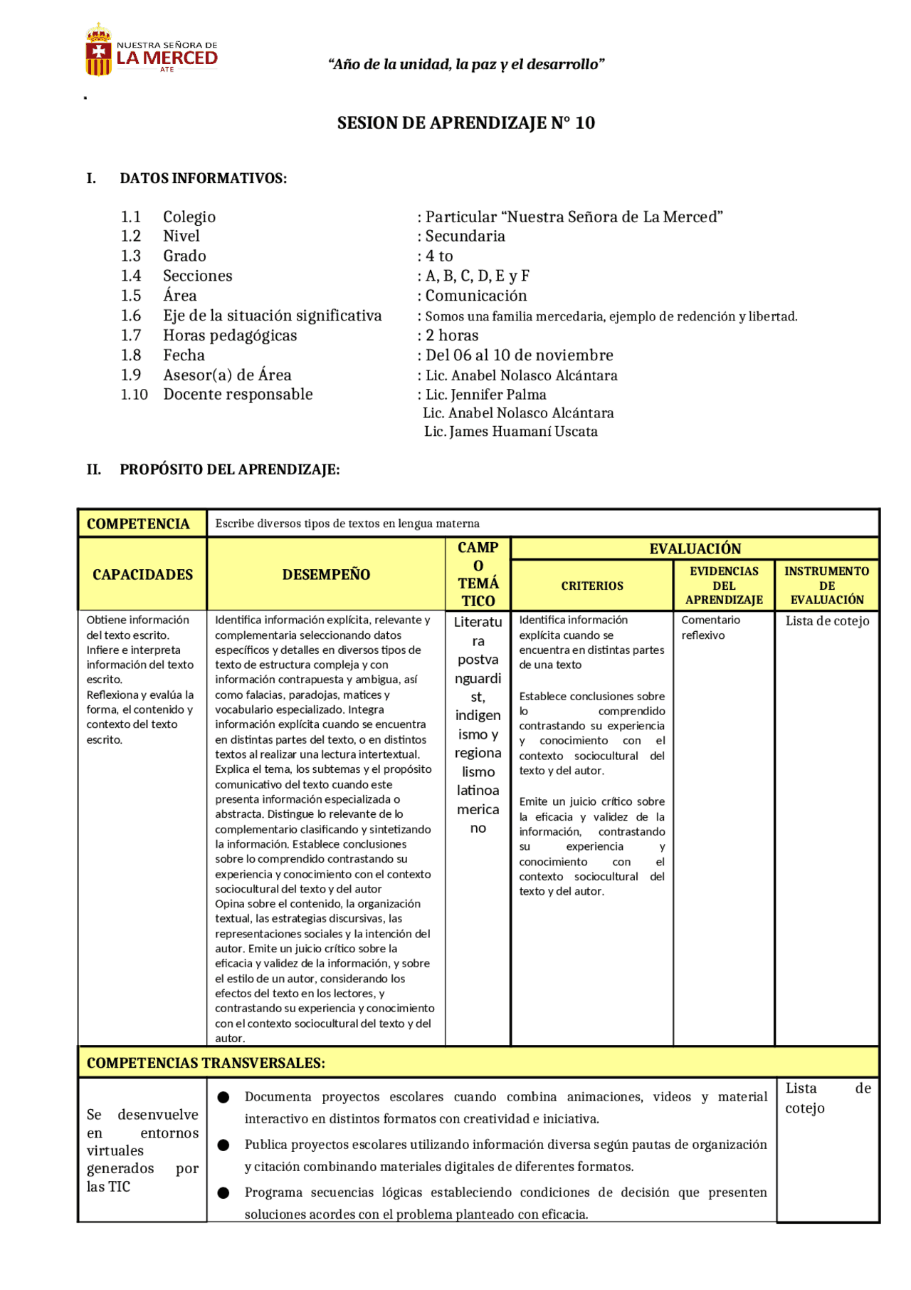 Es una sesión de clase de comunicación | Guías, Proyectos, Investigaciones de Lenguaje y ...