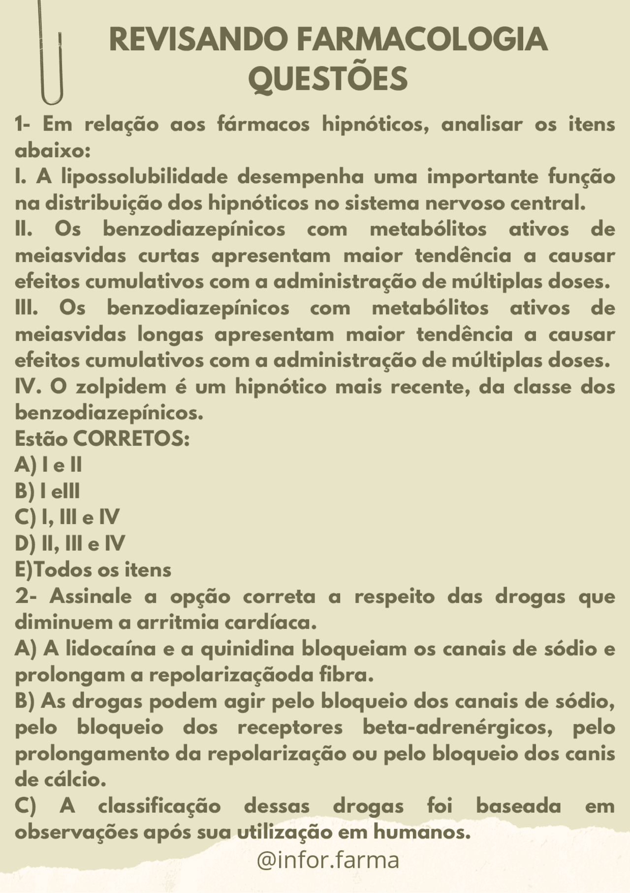 Revisando Farmacologia Provas Farmacologia Docsity