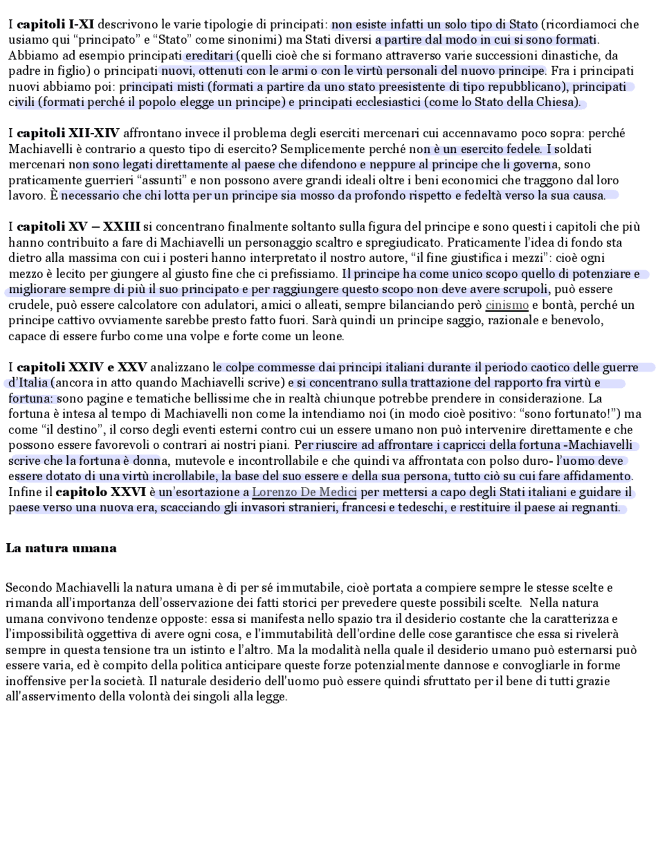 Schema Del Principe Di Machiavelli Schemi E Mappe Concettuali Di