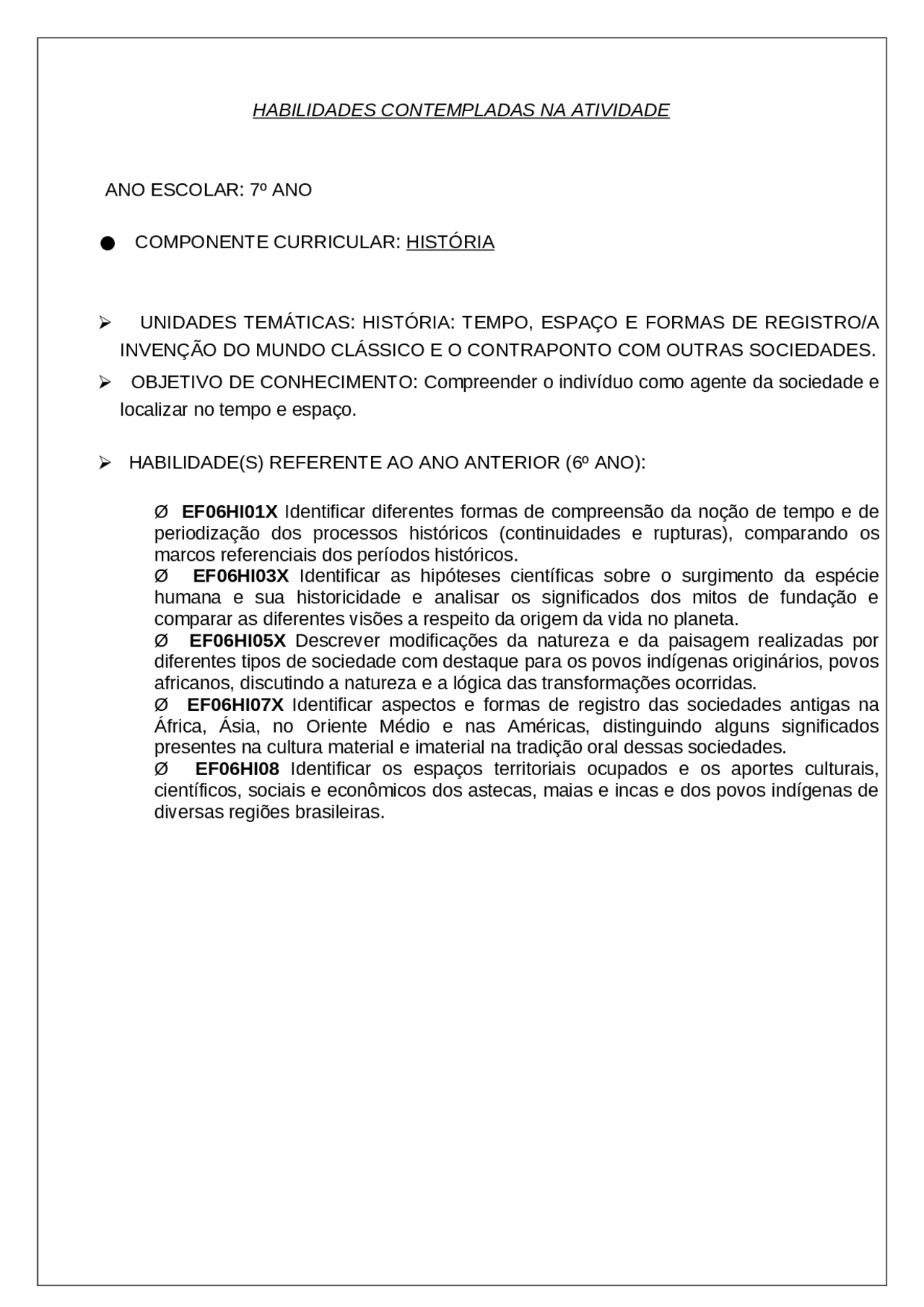 Avaliação Diagnóstica Provas História Docsity