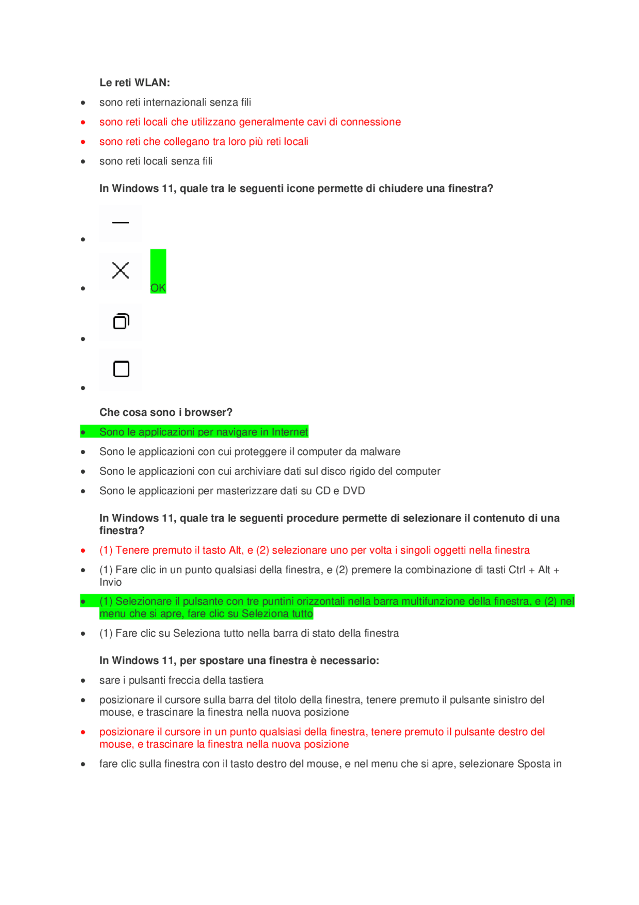 i fondamenti dell'ict eipass per pegaso | Prove d'esame di Informatica | Docsity