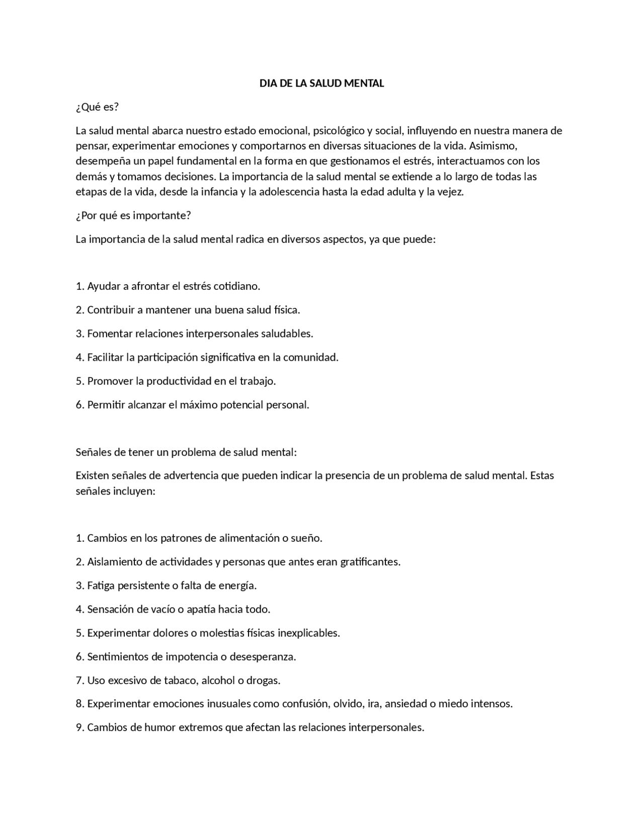 Resumen Salud Mental Resúmenes De Psicología Docsity