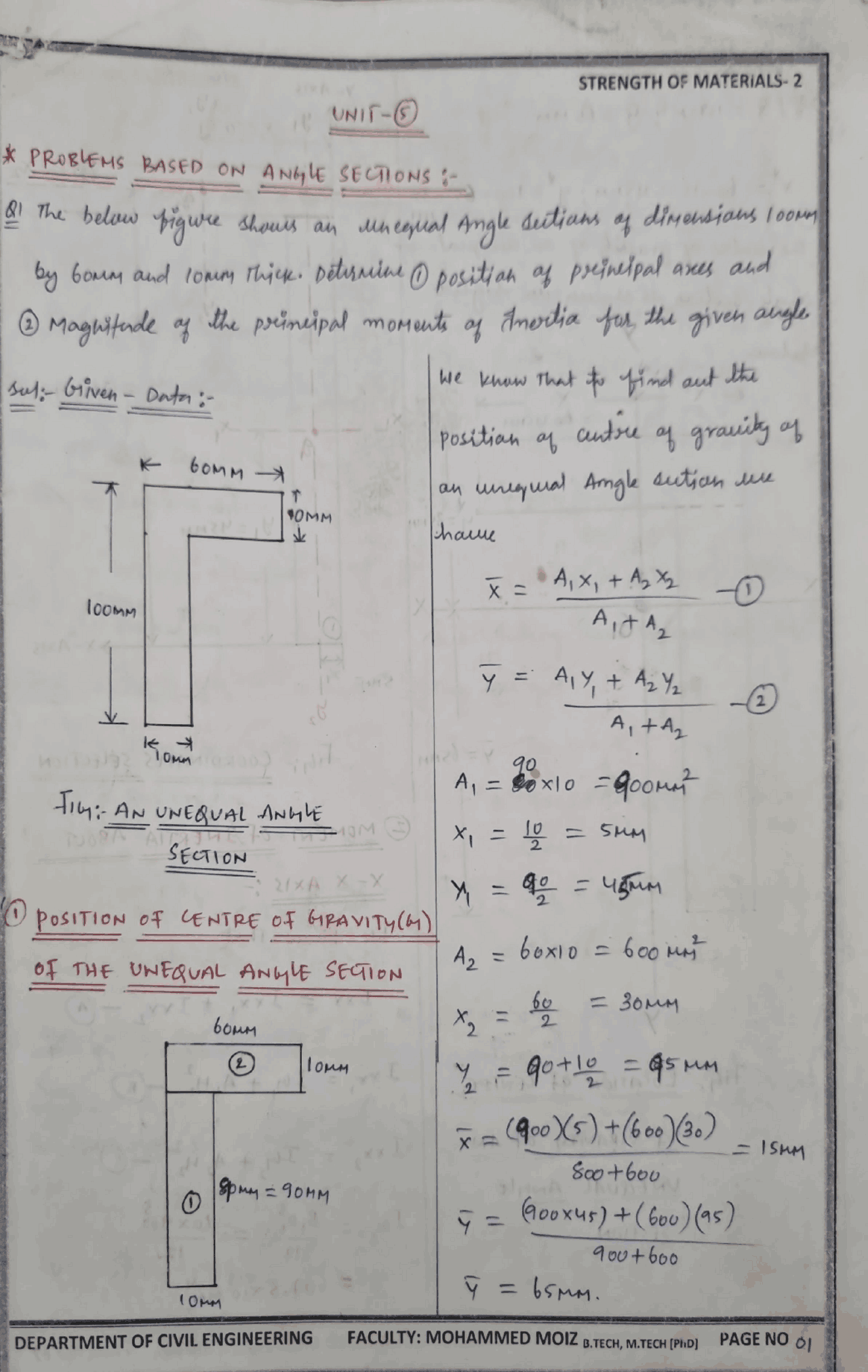 Strength of materials-2 | Summaries Mechanics of Materials | Docsity