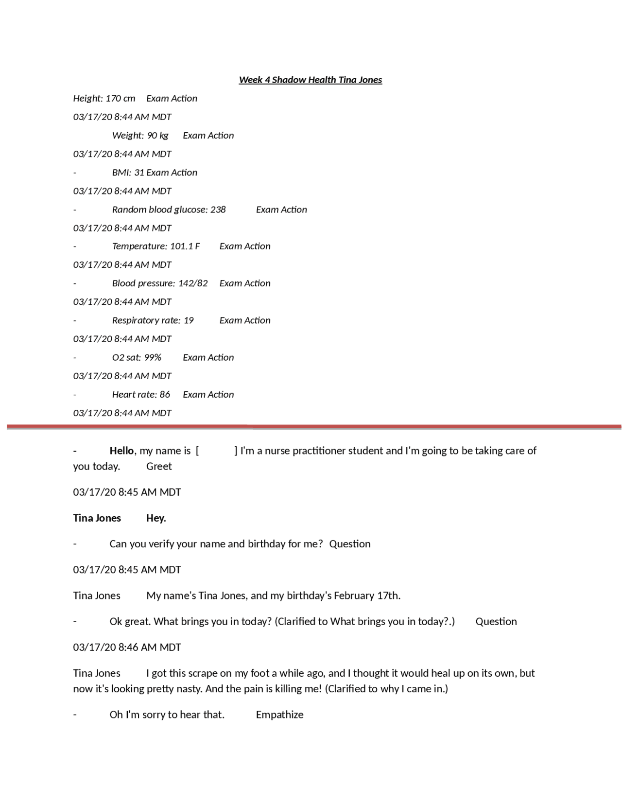 Week_4_Shadow_Health_Tina_Jones_Transcript.docx.pdf.pdf Week_5_Exam.docx.pdf Week_5_iCare ...