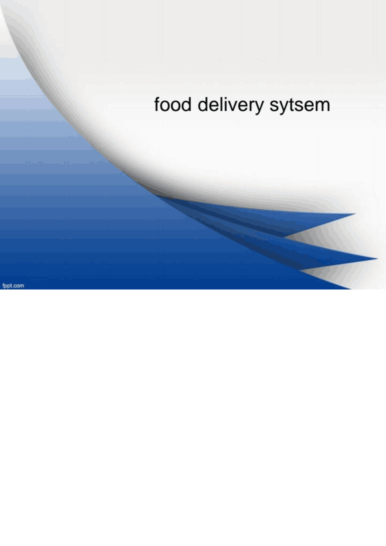 Food Delivery System Schemes And Mind Maps Software Engineering Docsity