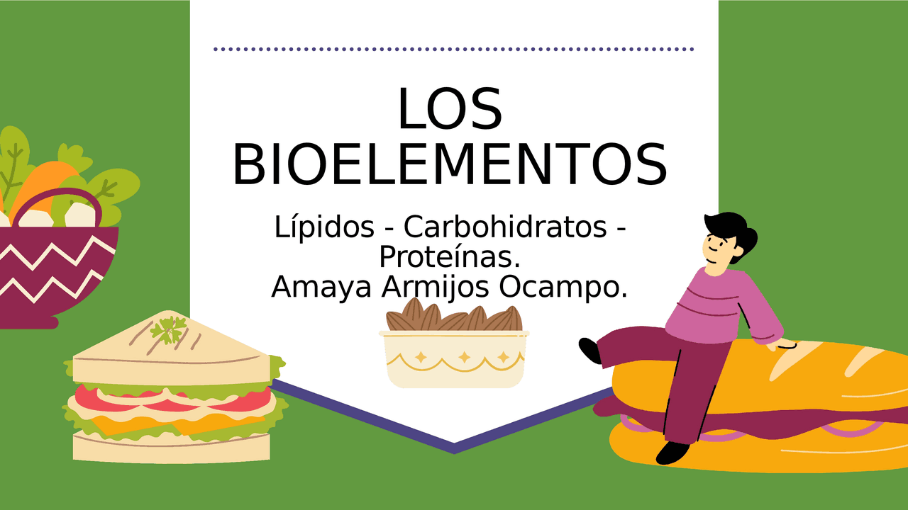 Bioelementos Proteinas, Carbohidratos, Lípidos | Diapositivas de ...