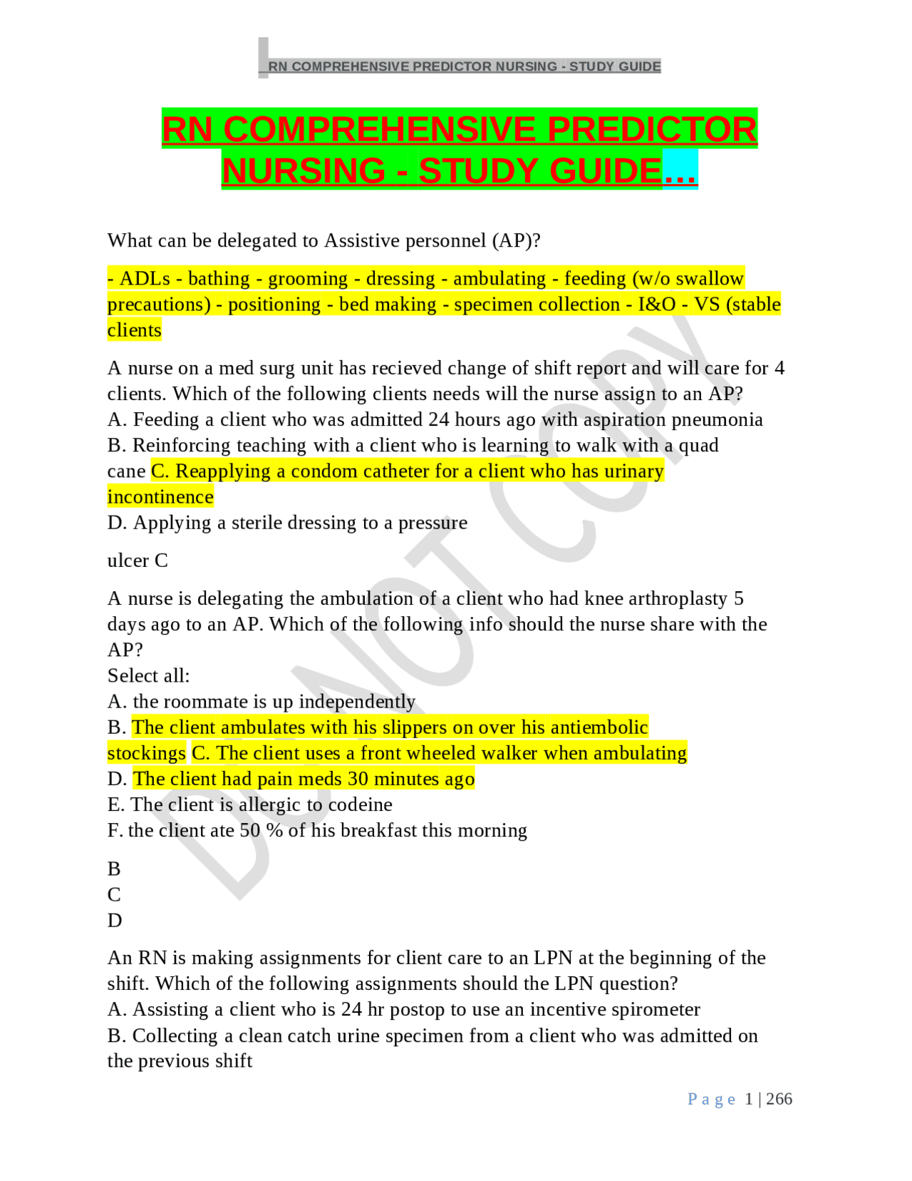 RN_COMPREHENSIVE_PREDICTOR_NURSING_STUDY_GUIDE.docx 2023#2024.docx ...