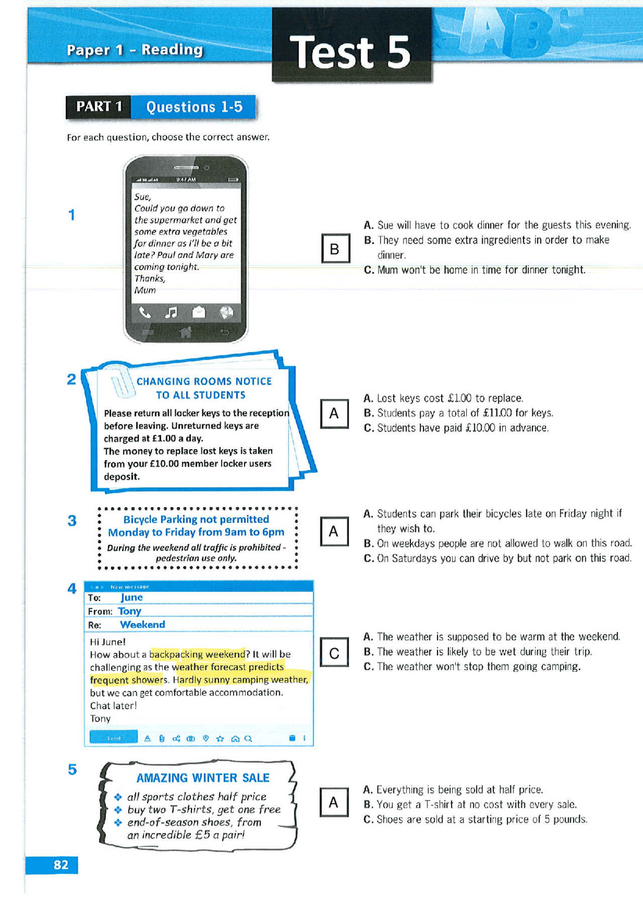 Reading Lectura De Comprensión Ejercicios De Inglés Docsity
