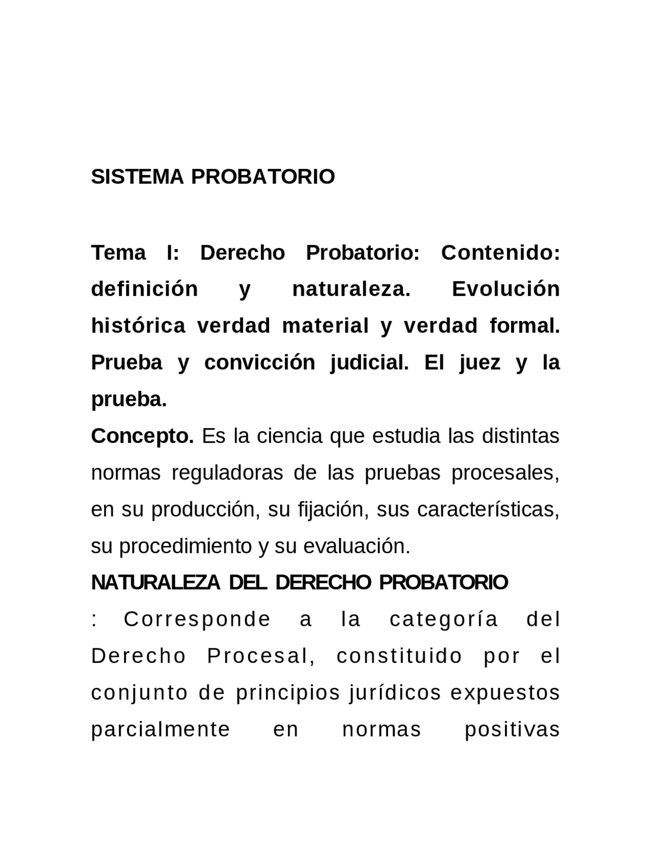 Escrito De Pruebas Resumen Transcripciones De Derecho Docsity