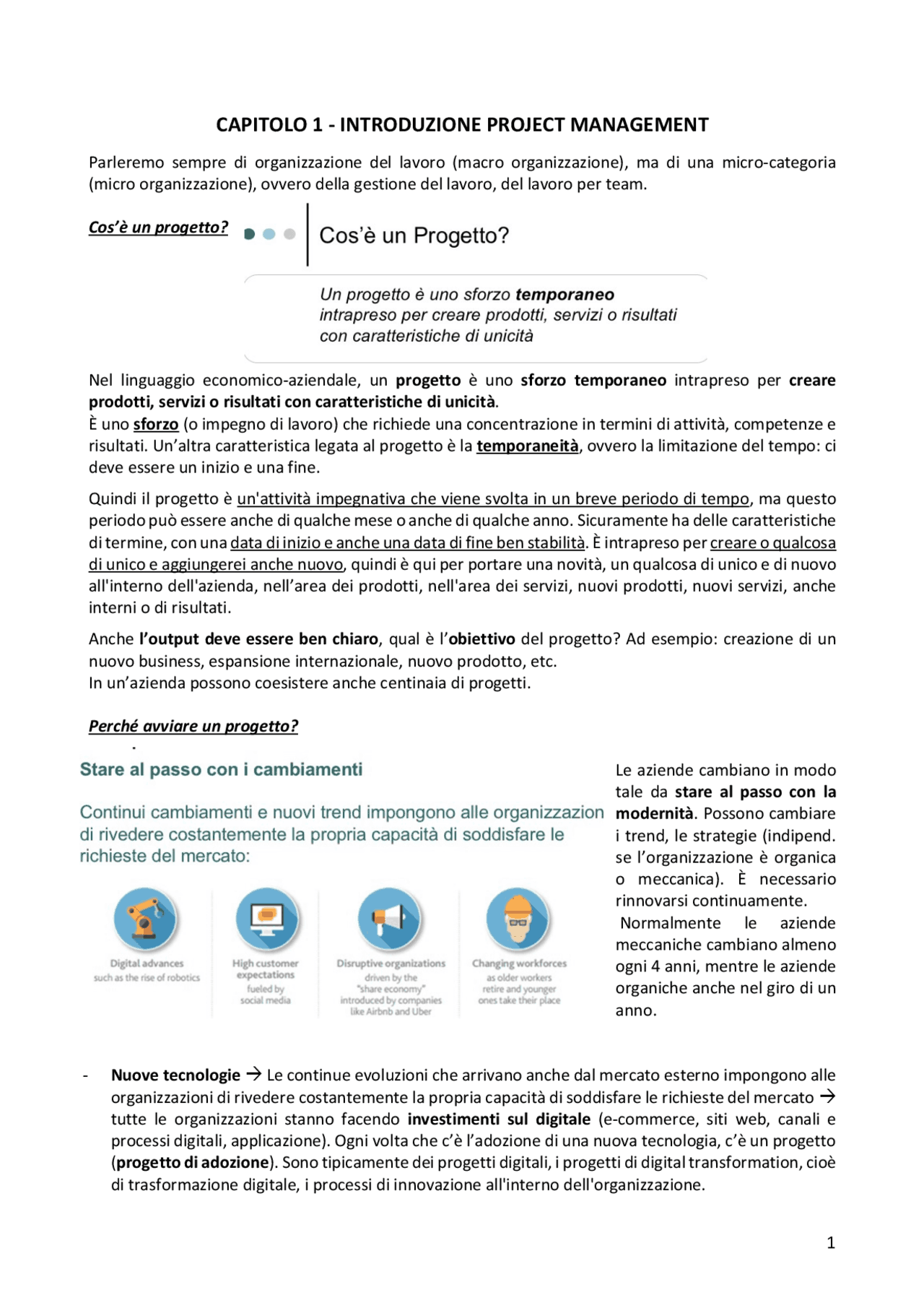 Gestione delle risorse umane - modulo 2 sul Project Management - voto ...