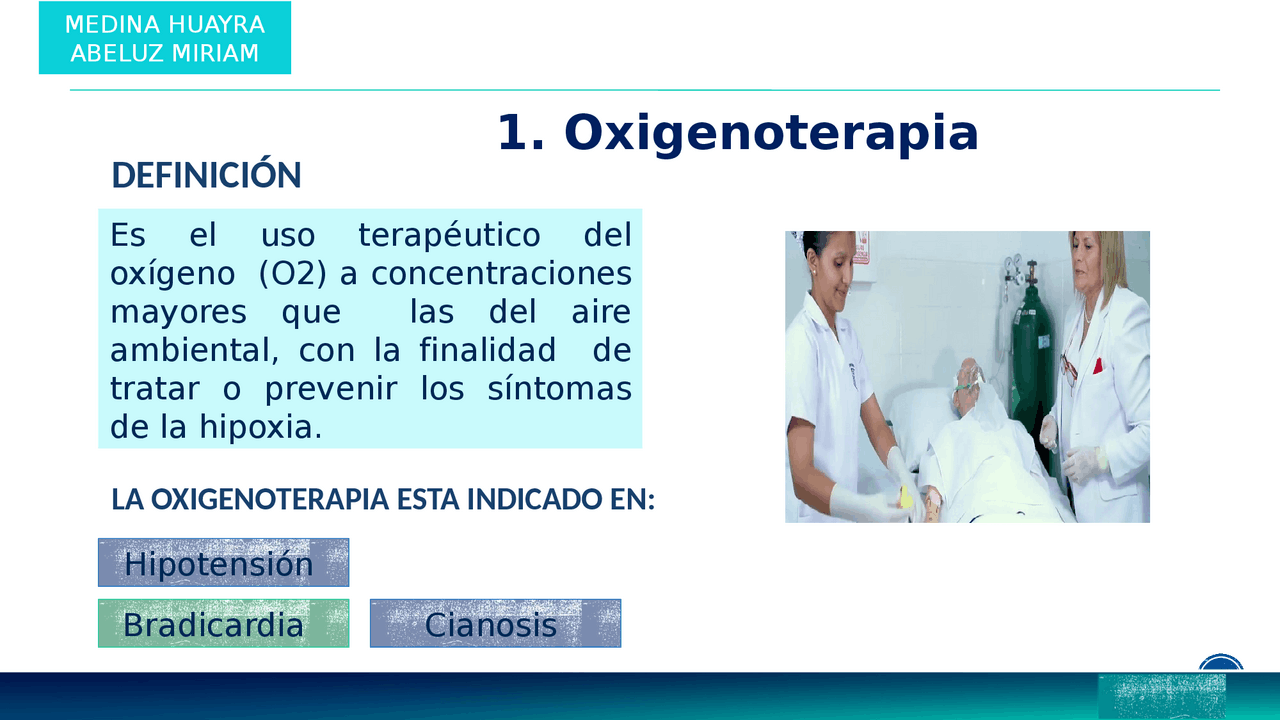 oxigenoterapia y nebulización concepto, tipos, características ...