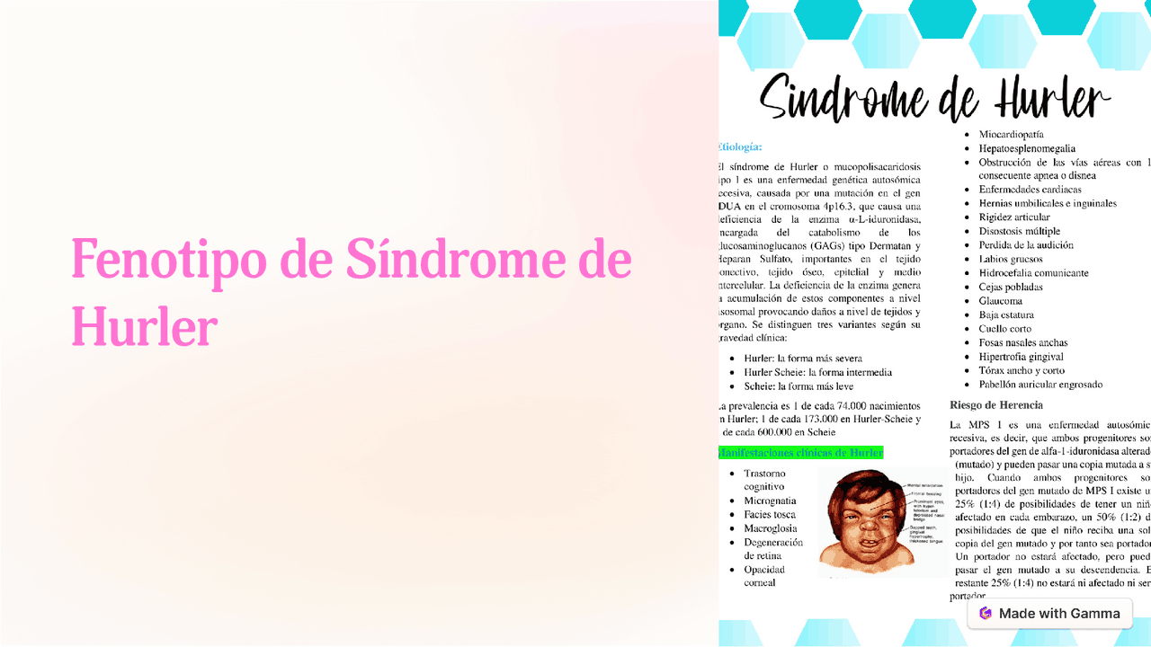 Vía Del Síndrome De Hurler