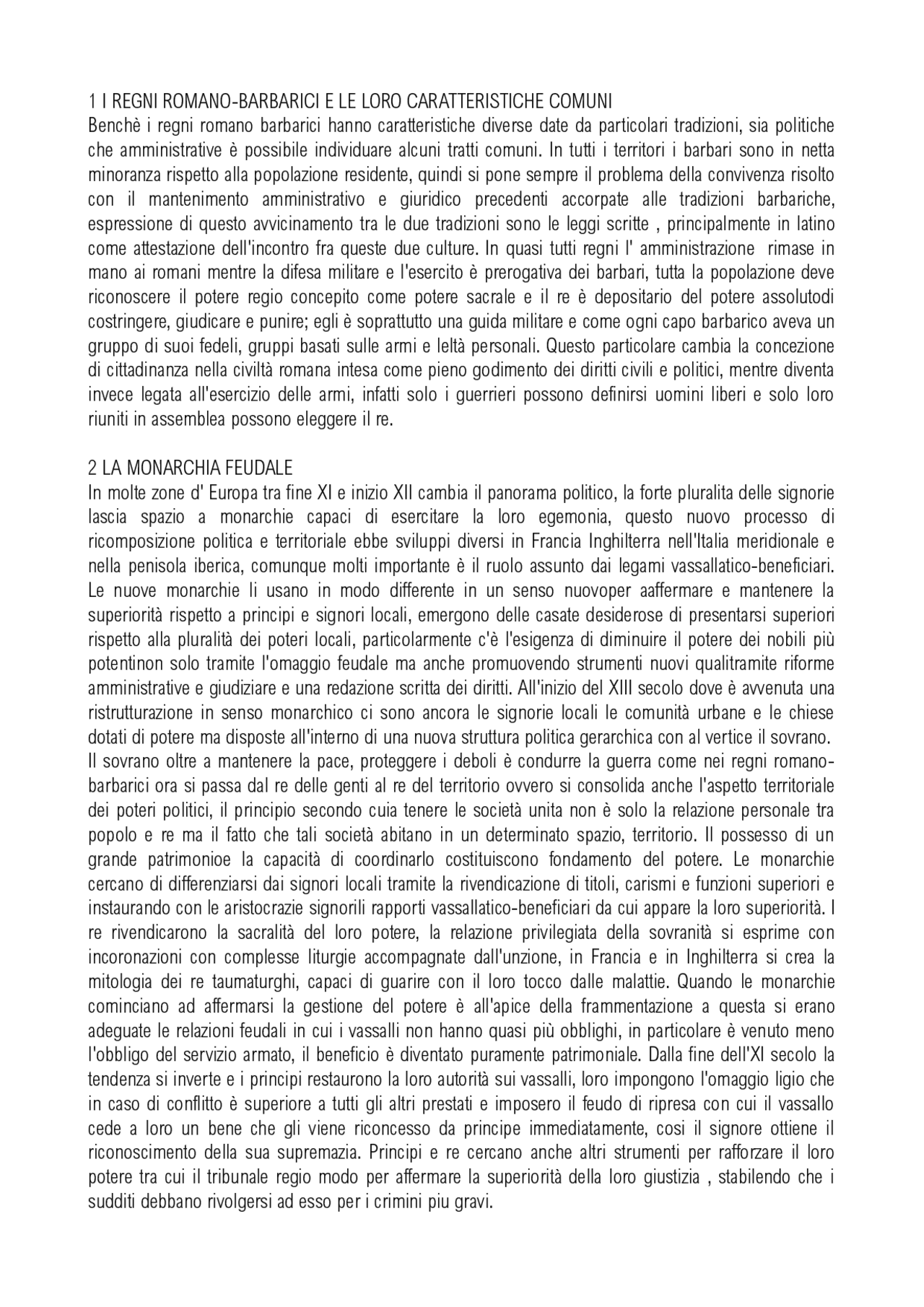 Concetti Di Storia Medievale Appunti Di Storia Medievale Docsity