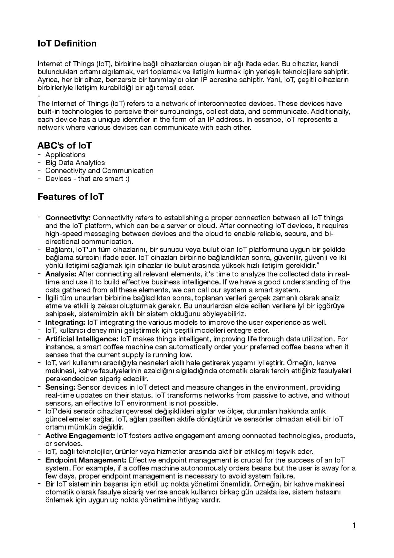 Internet Of Things Midterm Lecture Notes Internet And Information Access Docsity