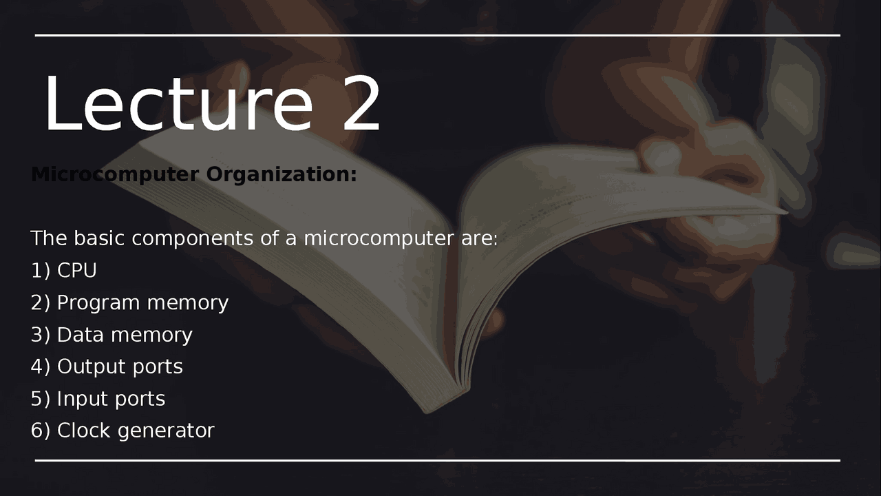 Introduction To Microprocesors Slides Microprocessors Docsity