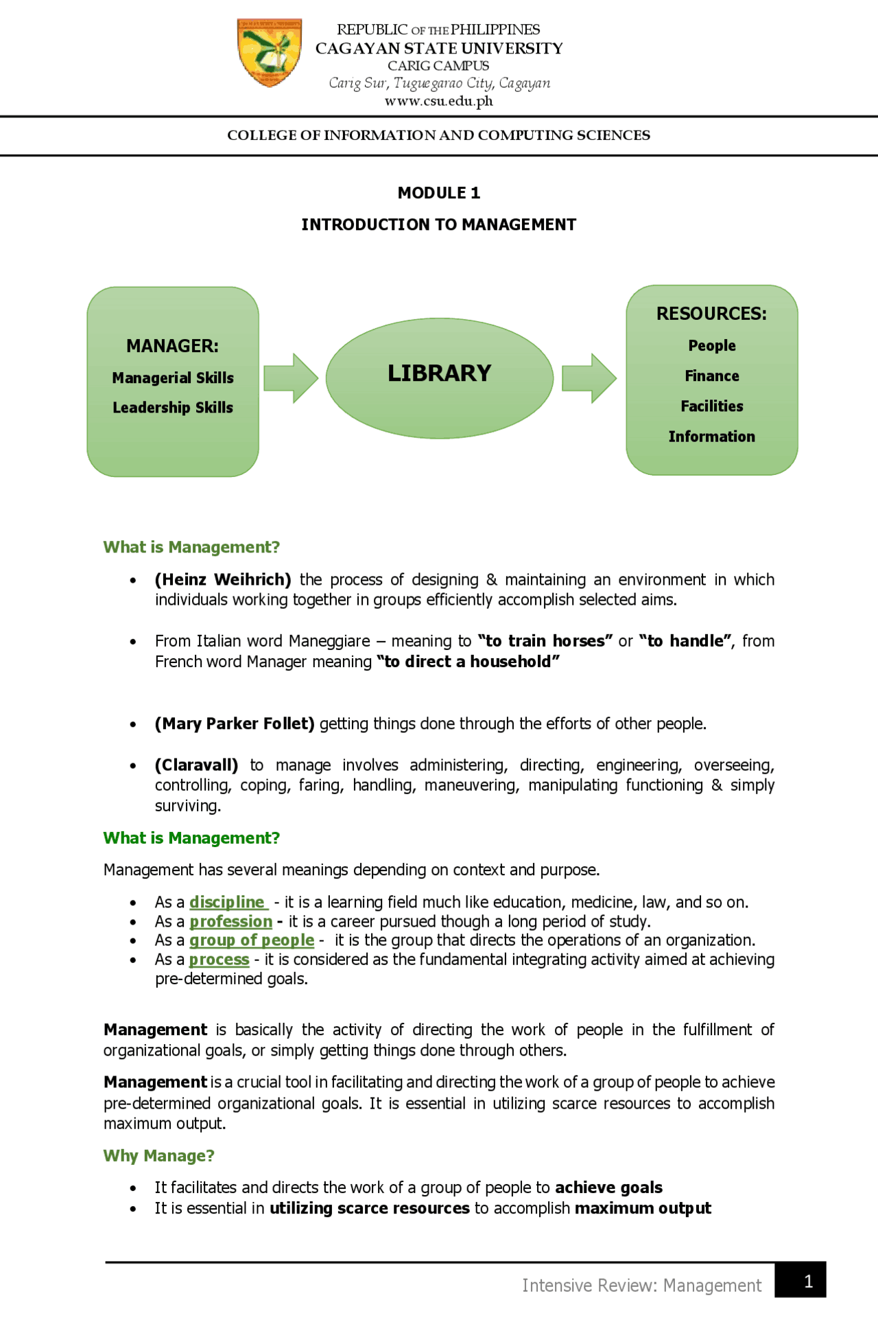 Management of Library and Information Centres (Reviewer) | Lecture ...