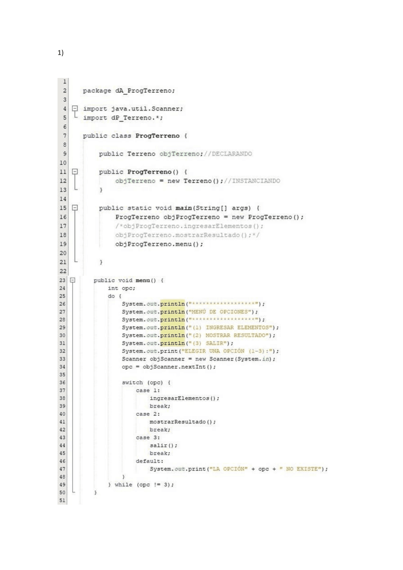 Aplicaciones Java para Operaciones Básicas - Prof. Perez | Ejercicios de Programación Java | Docsity
