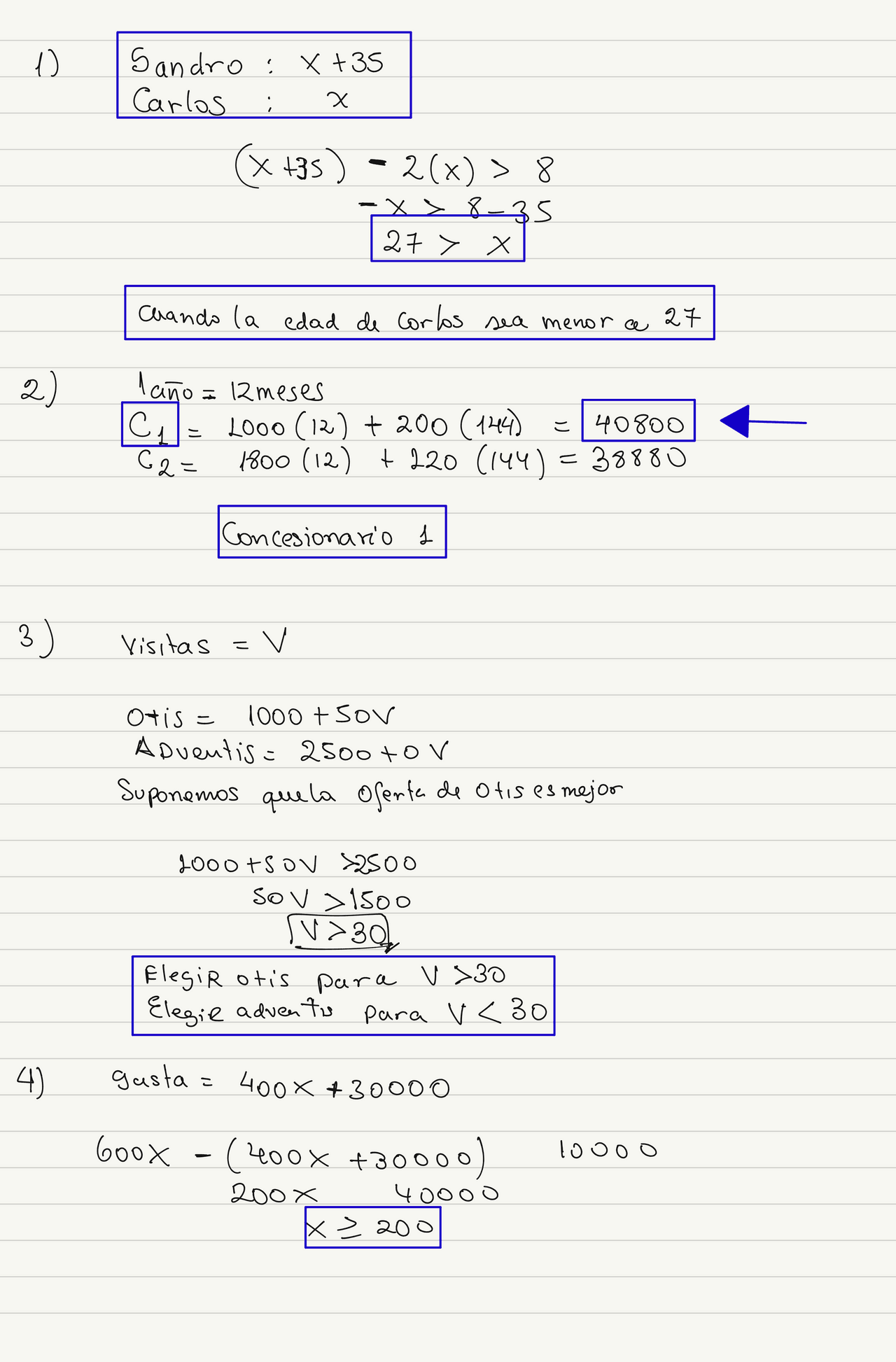 Desarrollo módulo Matemáticas | Apuntes de Matemáticas | Docsity