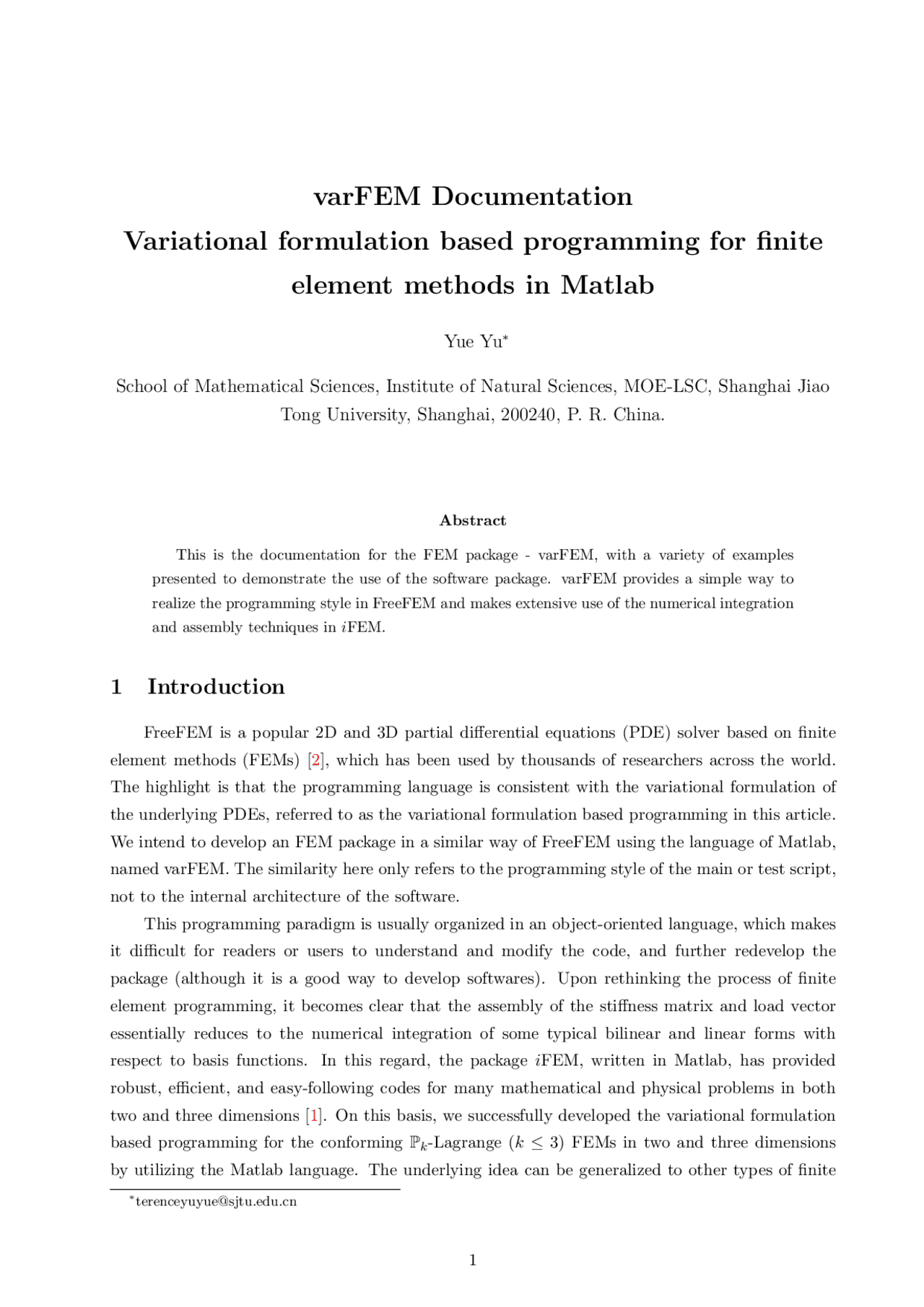 Variational Formulation Based Programming For Finite Element Methods In