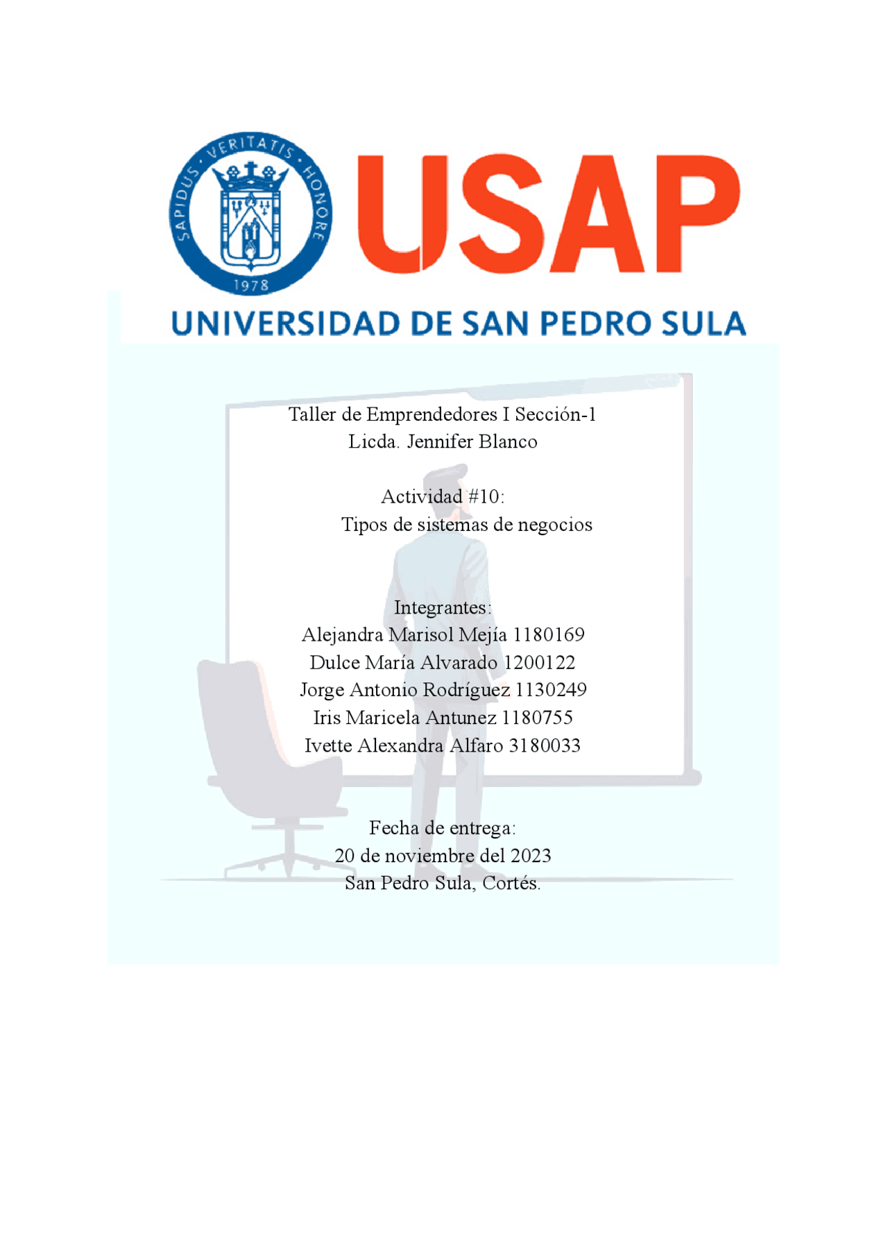 Actividades de clase usap | Ejercicios de Contabilidad Financiera | Docsity