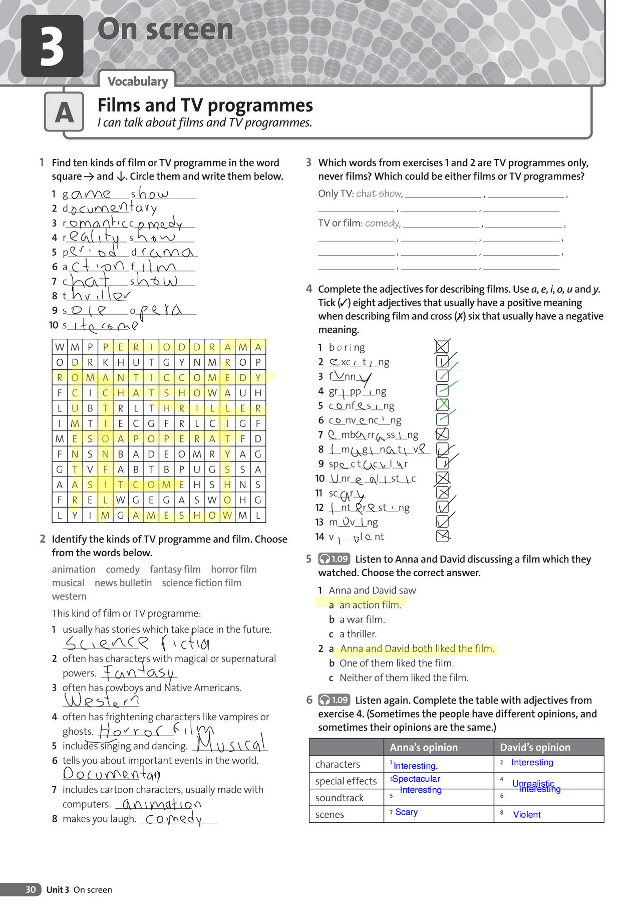 Ejercicios Inglés repaso | Ejercicios de Inglés | Docsity