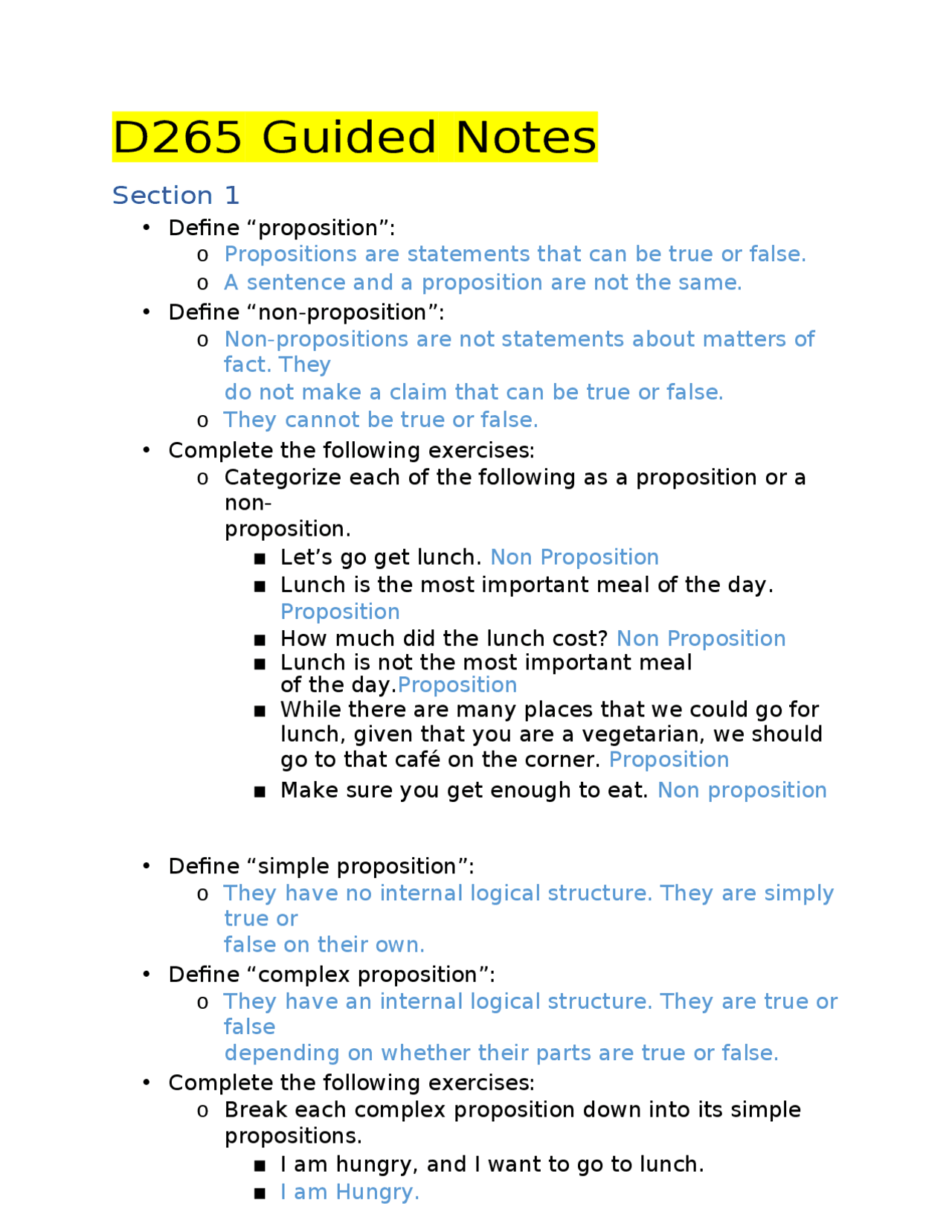 Deduced Title: Guided Notes on Propositions, Arguments, and Fallacies ...