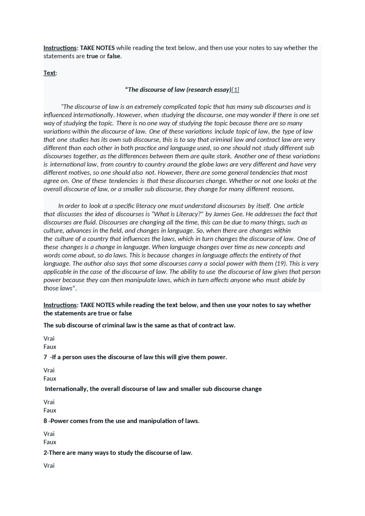 Study Skills/ Task 2 defining-taking | Assignments Technical English | Docsity