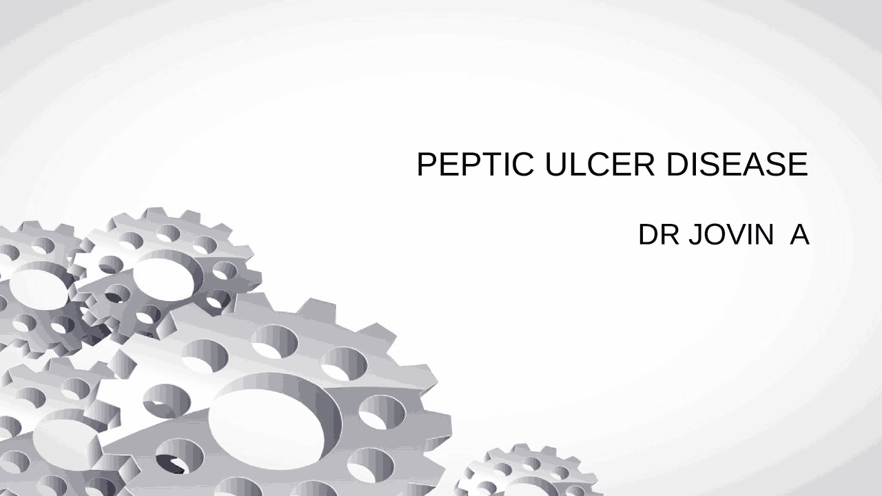Peptic ulcer disease | Lecture notes Law | Docsity