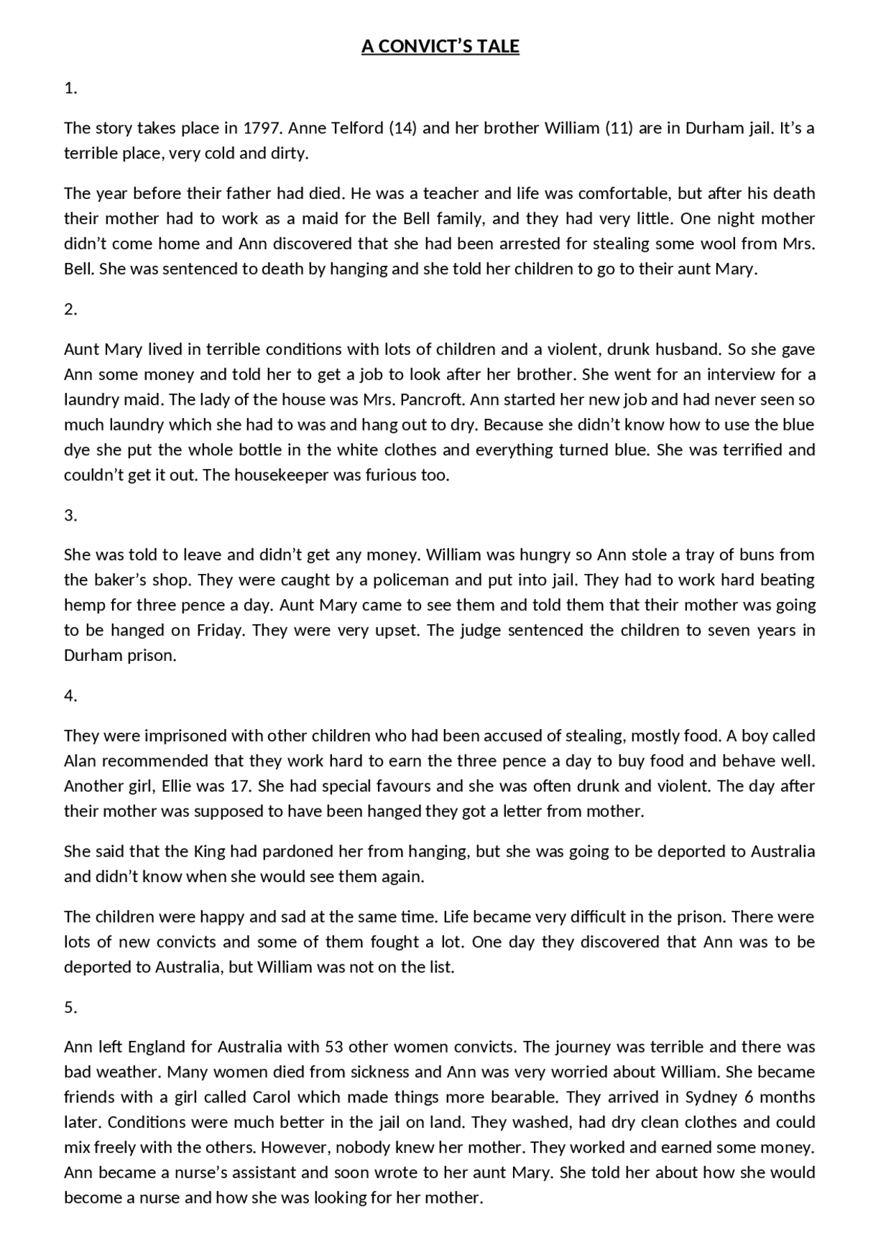 A Convict's Tale: Survival and Resilience in 19th Century Australia ...